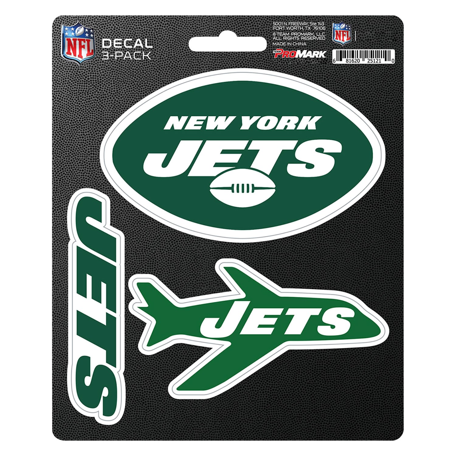 FanMats® 60964 - 5" x 6.25" NFL with "New York Jets" Logo Decal kit