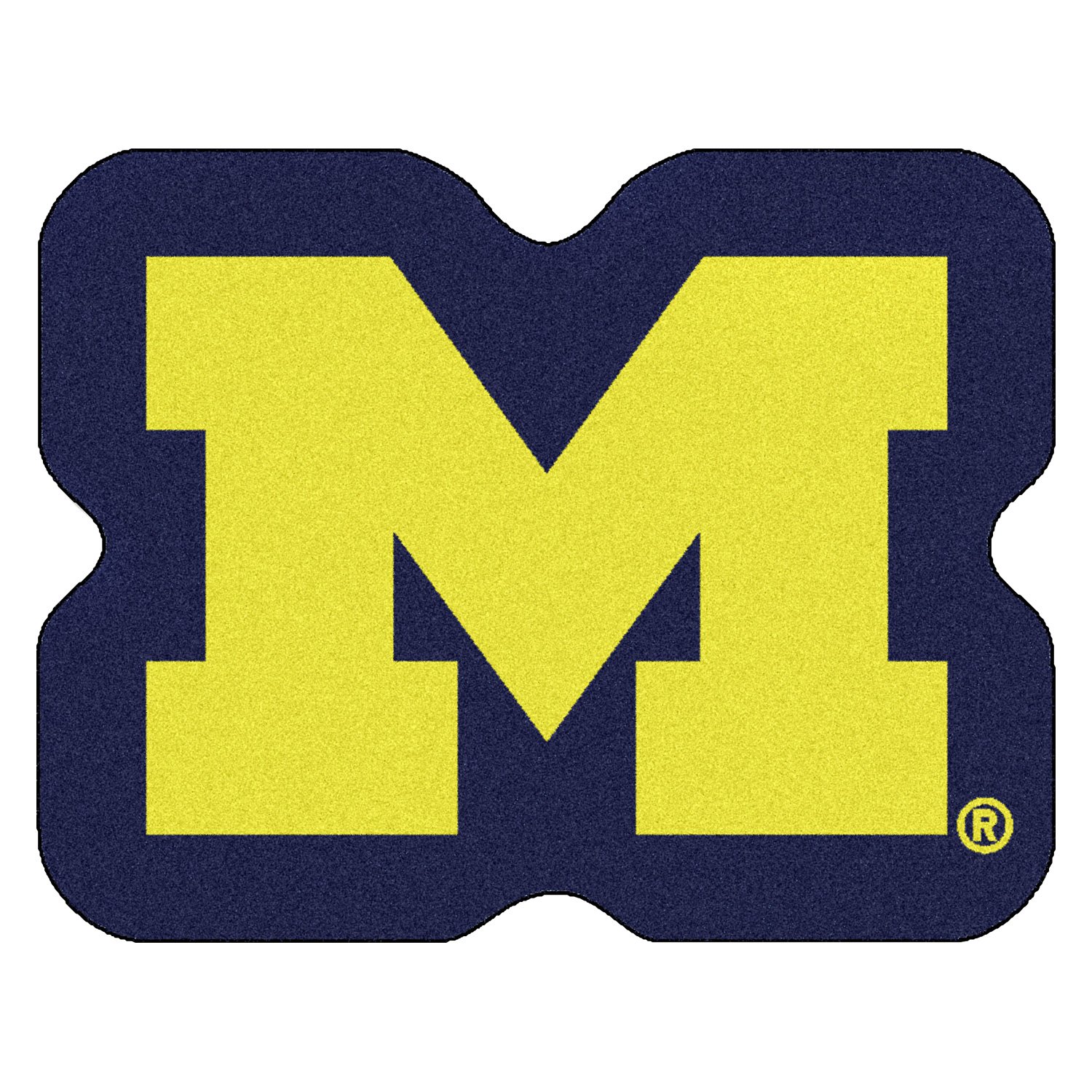 FanMats® 8325 - University of Michigan 36" x 48" Mascot Floor Mat with ...