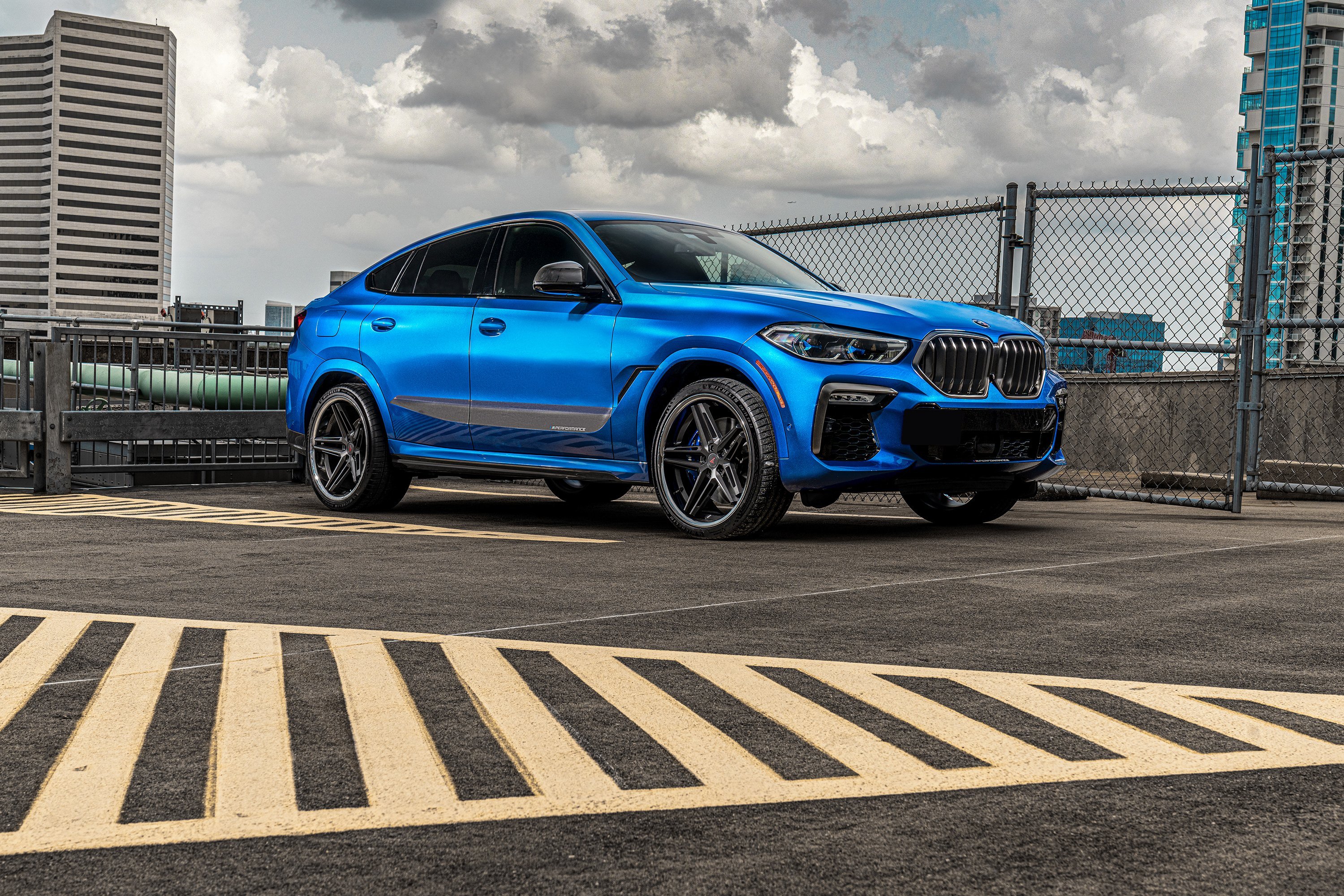 FERRADA® CM1 Wheels - Matte Graphite with Chrome Lip Rims