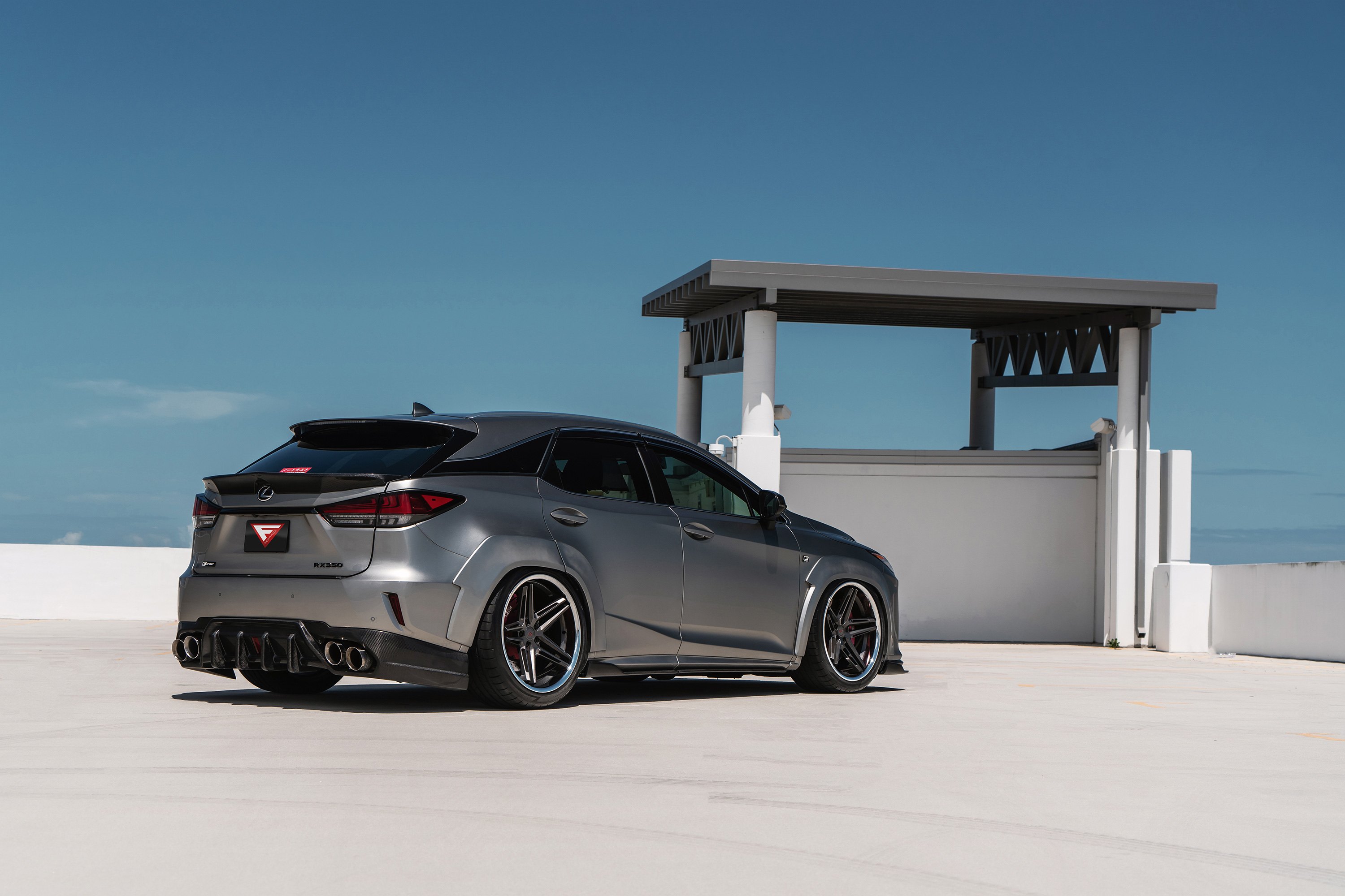 FERRADA® CM1 Wheels - Matte Graphite with Chrome Lip Rims