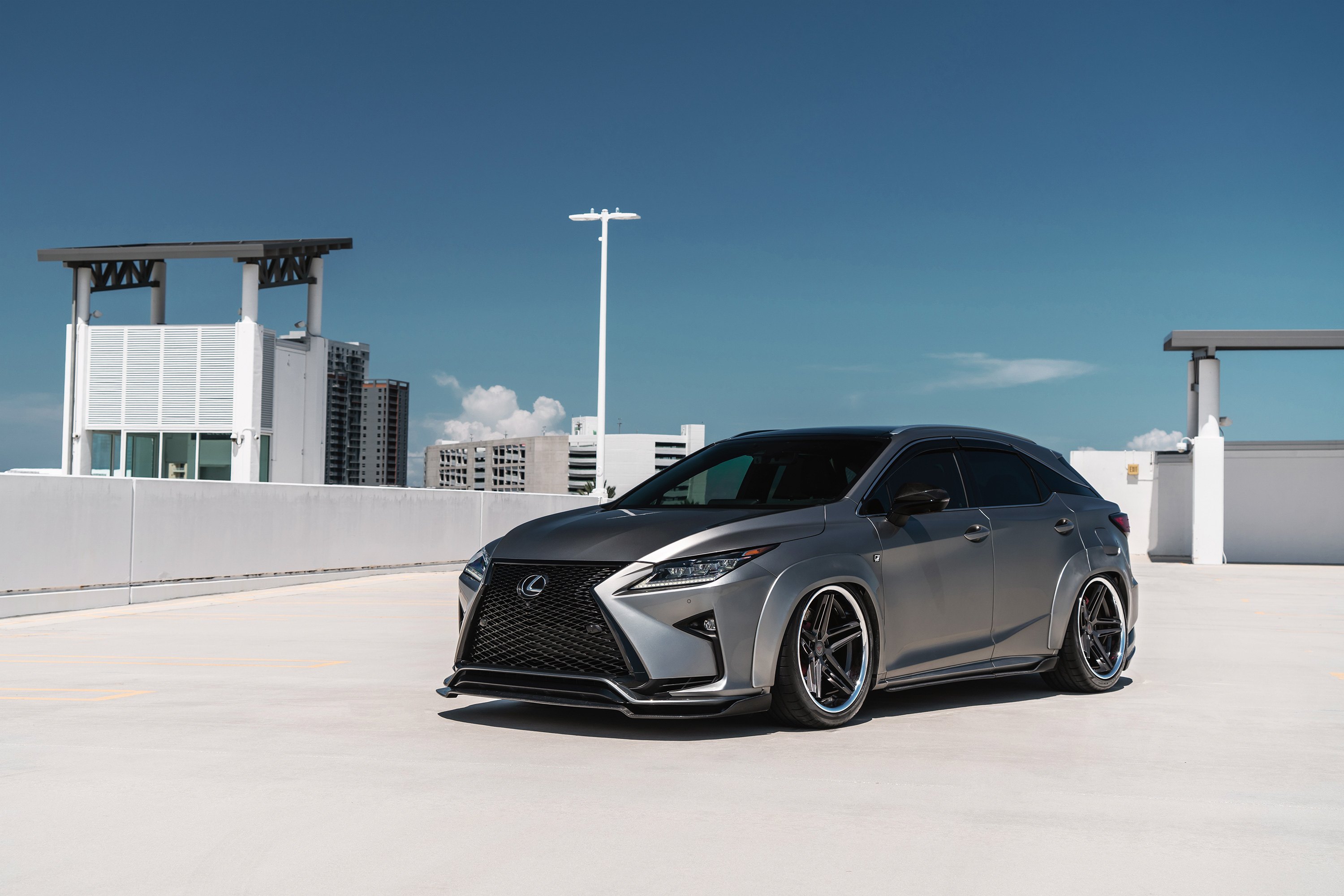 FERRADA® CM1 Wheels - Matte Graphite with Chrome Lip Rims