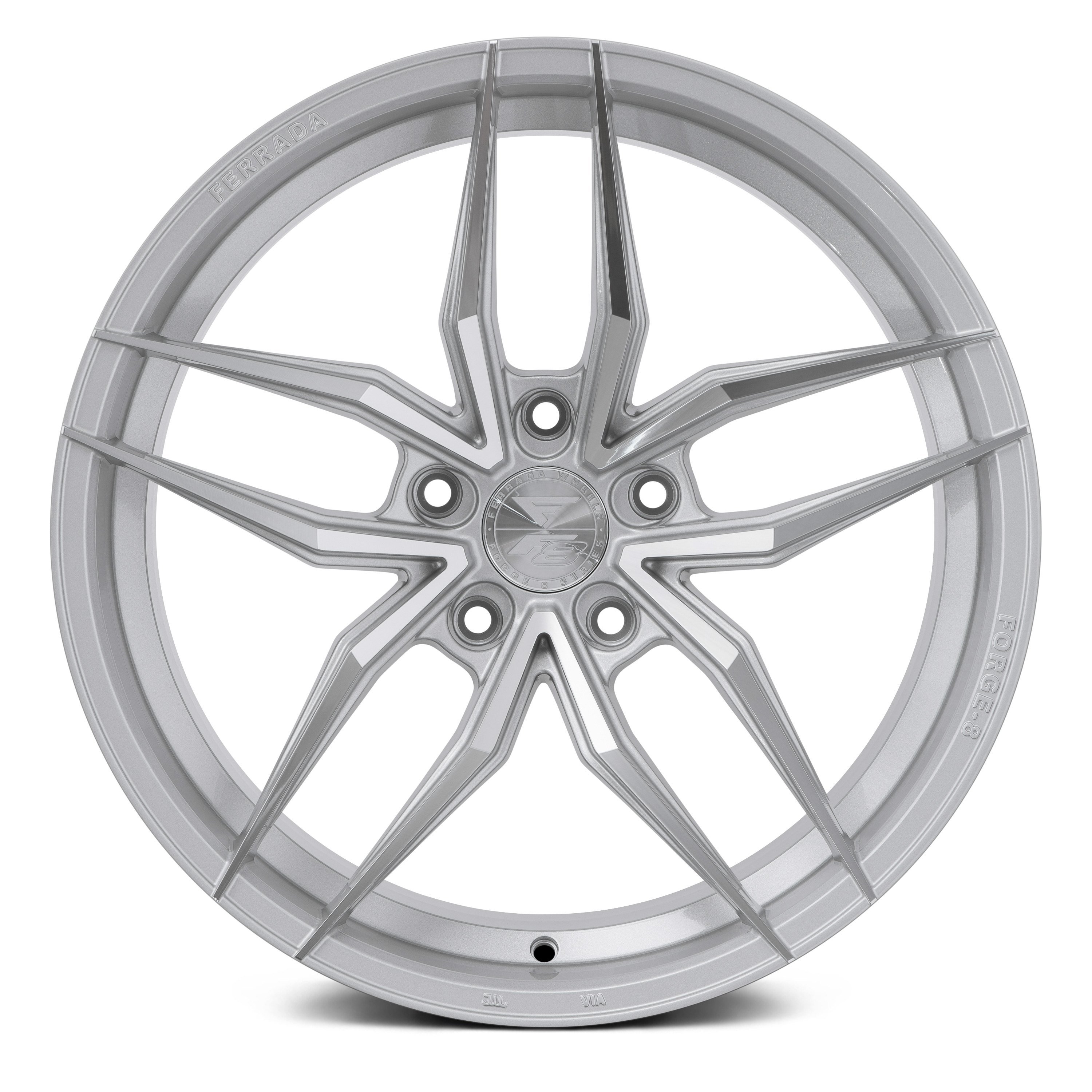 FERRADA® FORGE-8 FR5 Wheels - Machined Silver Rims