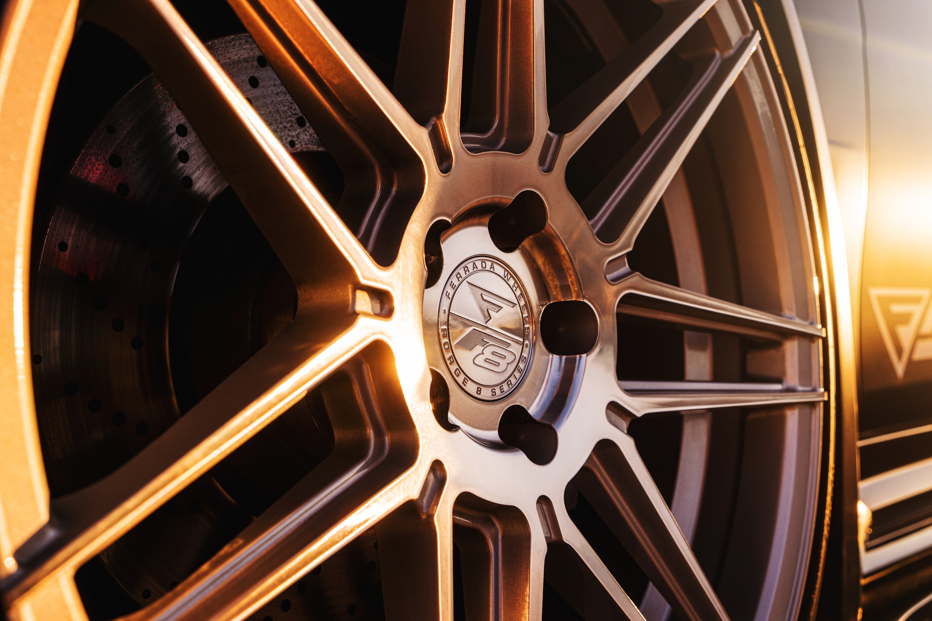 FERRADA® FORGE-8 FR6 Wheels - Machined Silver Rims