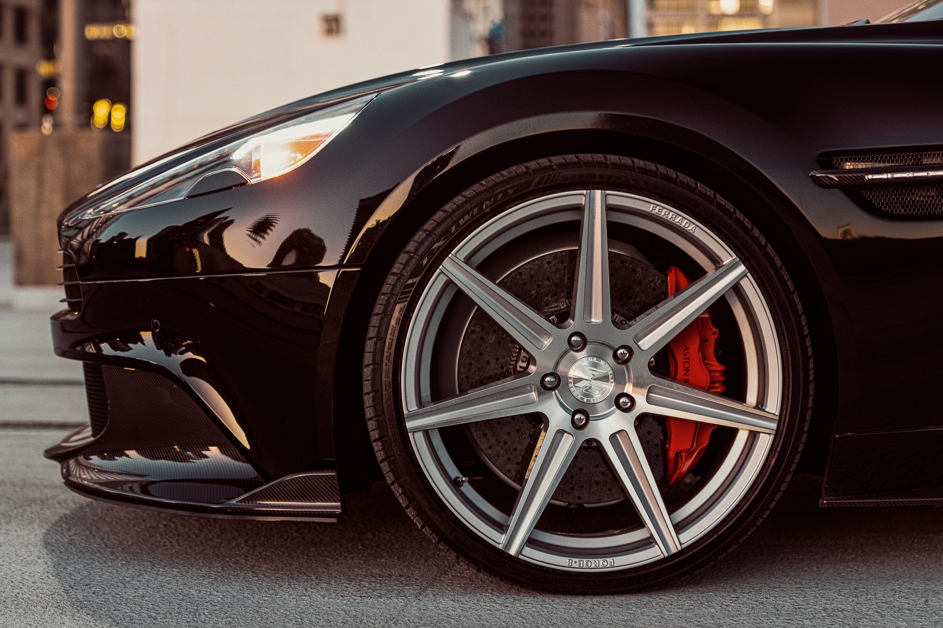 FERRADA® FORGE-8 FR7 Wheels - Machined Silver Rims