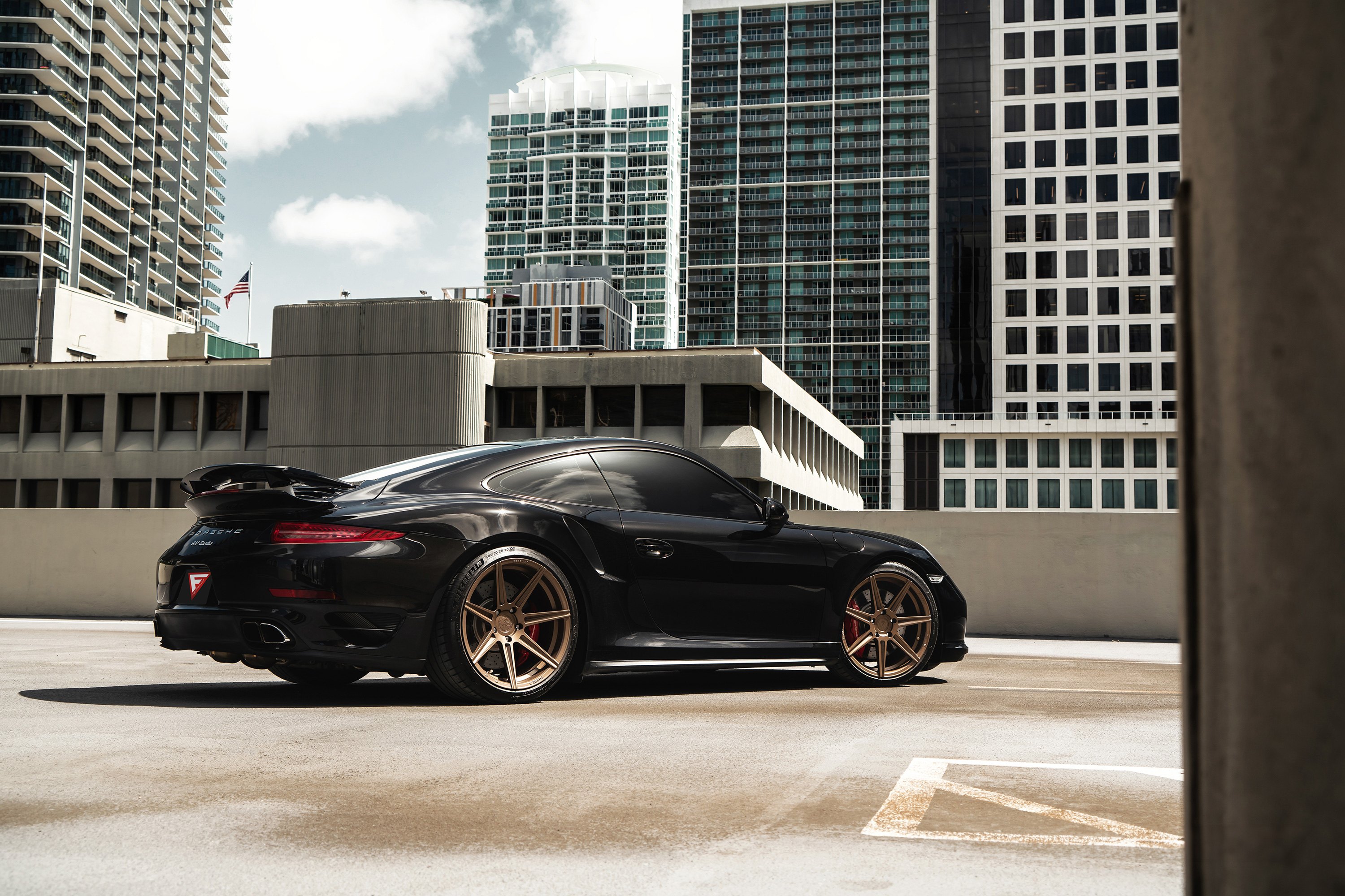 FERRADA® FORGE-8 FR7 Wheels - Matte Bronze Rims