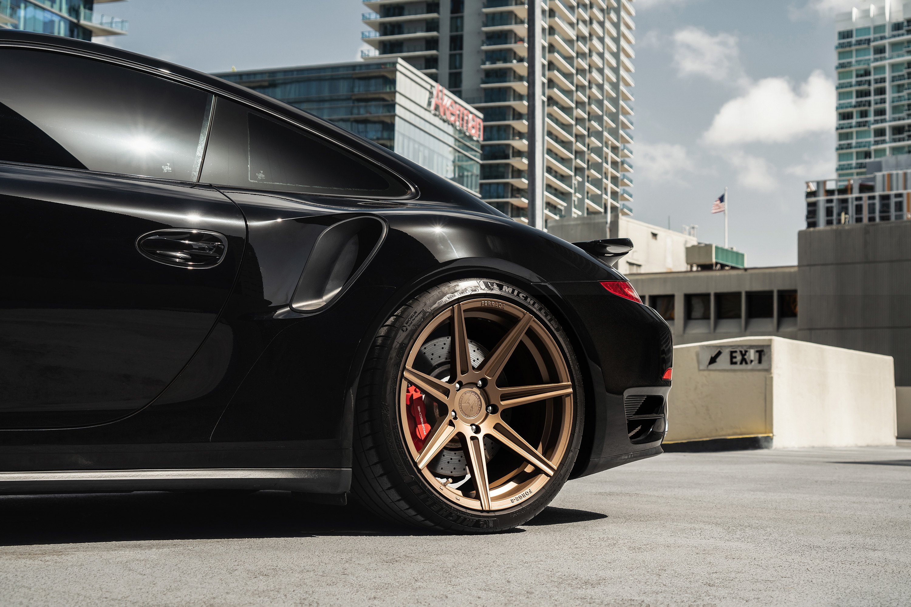 FERRADA® FORGE-8 FR7 Wheels - Matte Bronze Rims