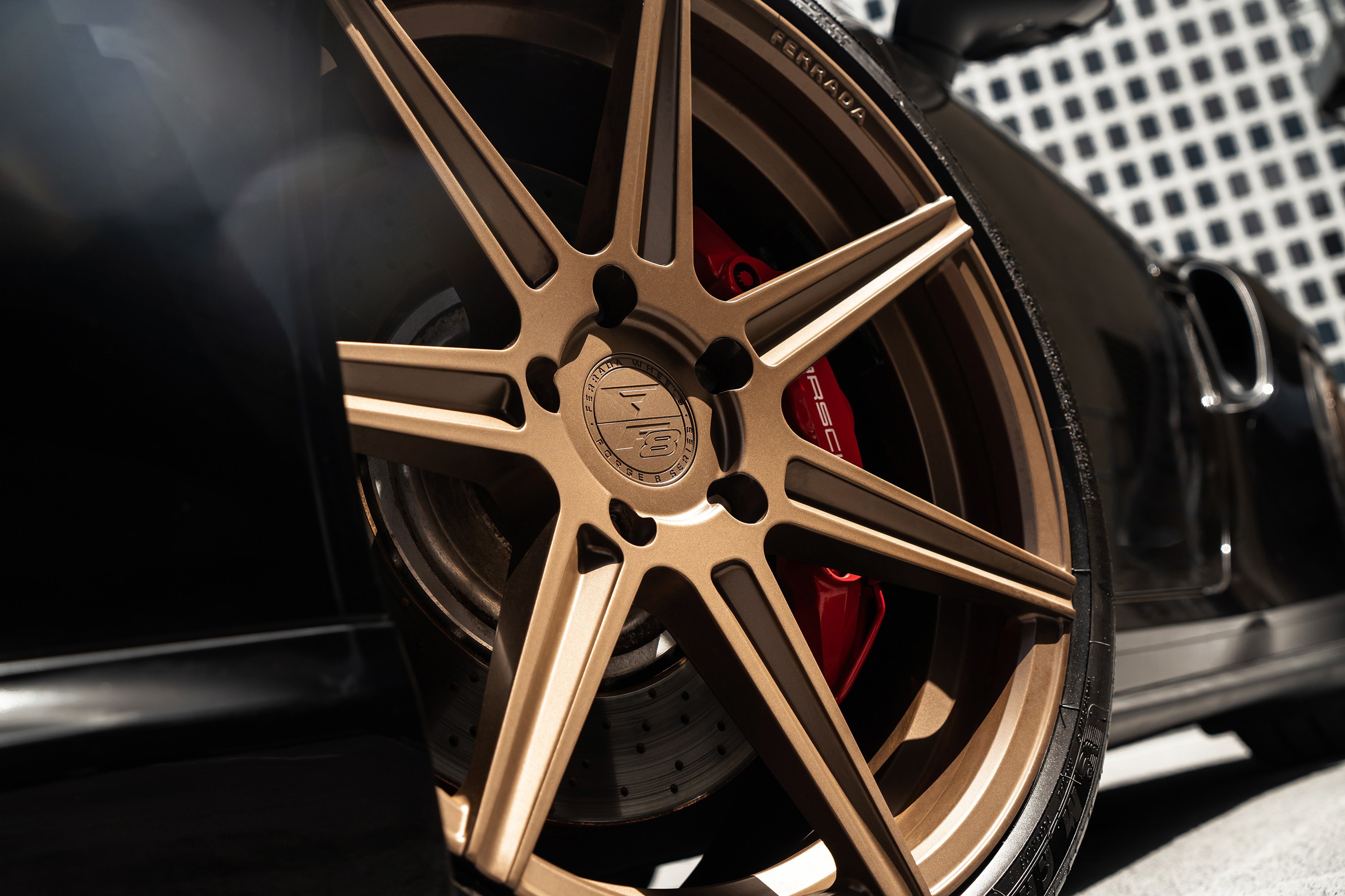 FERRADA® FORGE-8 FR7 Wheels - Matte Bronze Rims