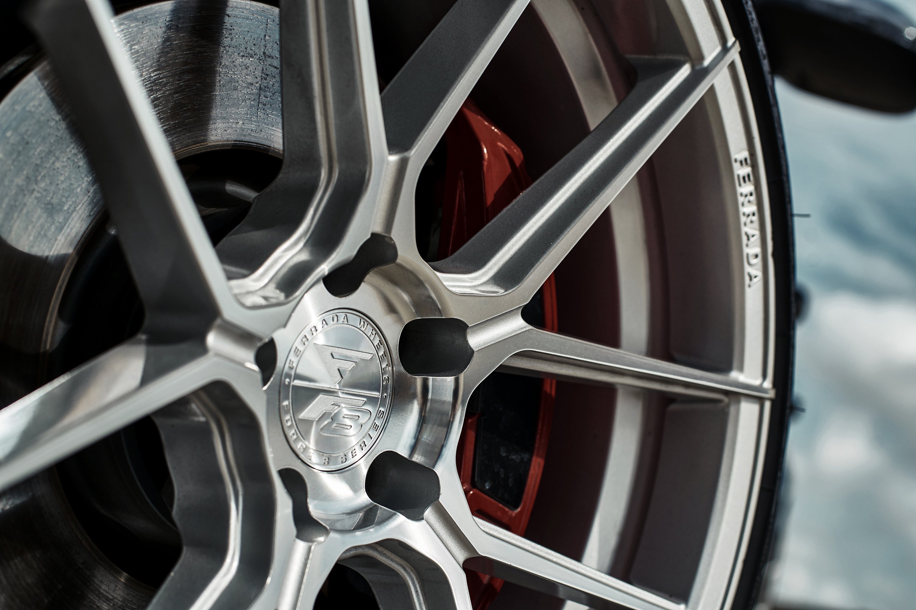 FERRADA® FORGE-8 FR8 Wheels - Machined Silver Rims