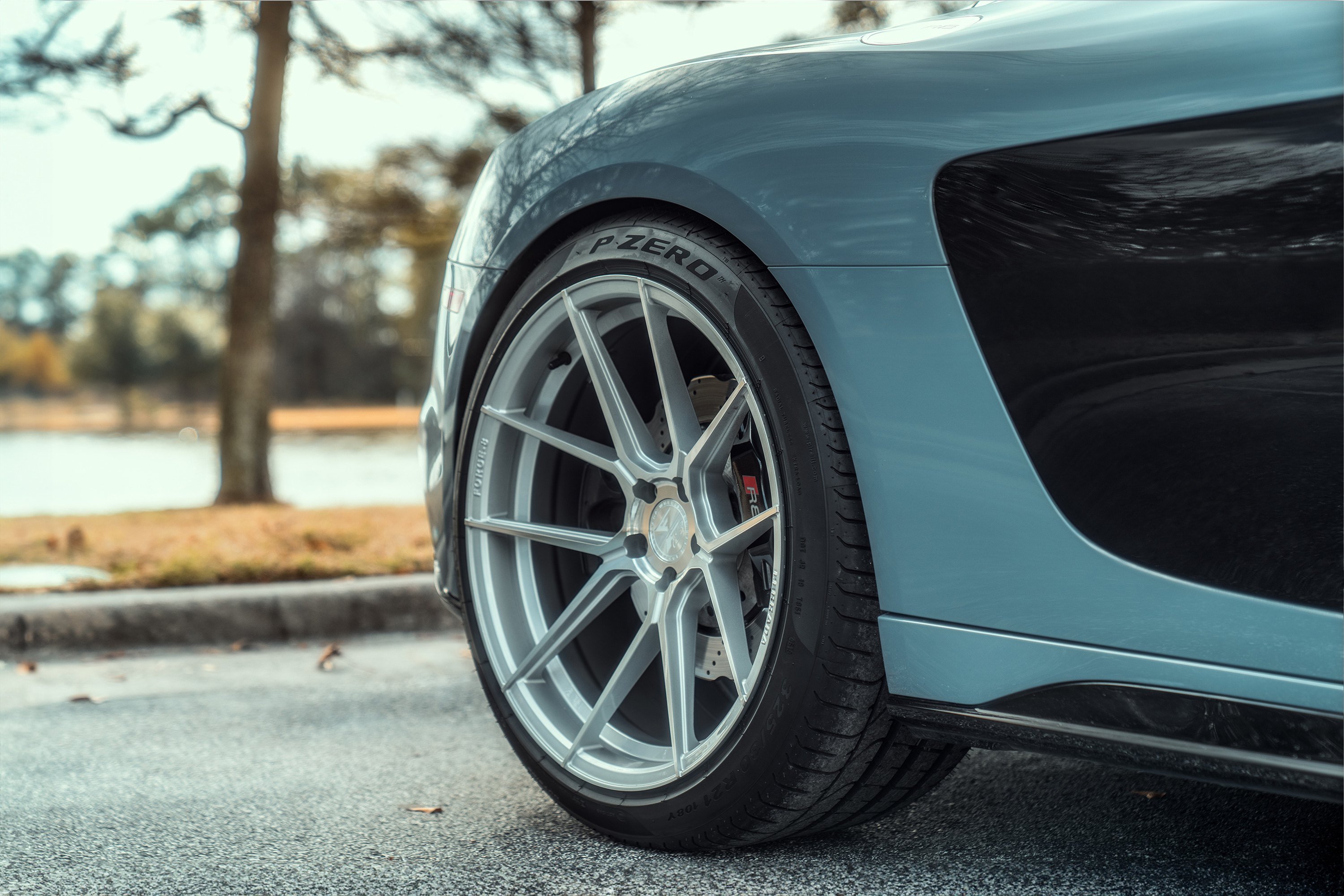 FERRADA® FORGE-8 FR8 Wheels - Machined Silver Rims