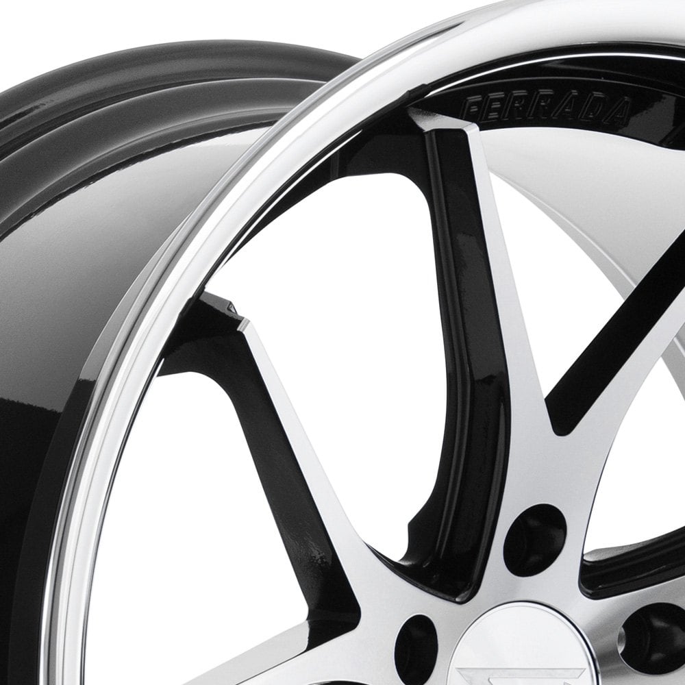 FERRADA® FR2 Wheels - Black with Machined Face Rims