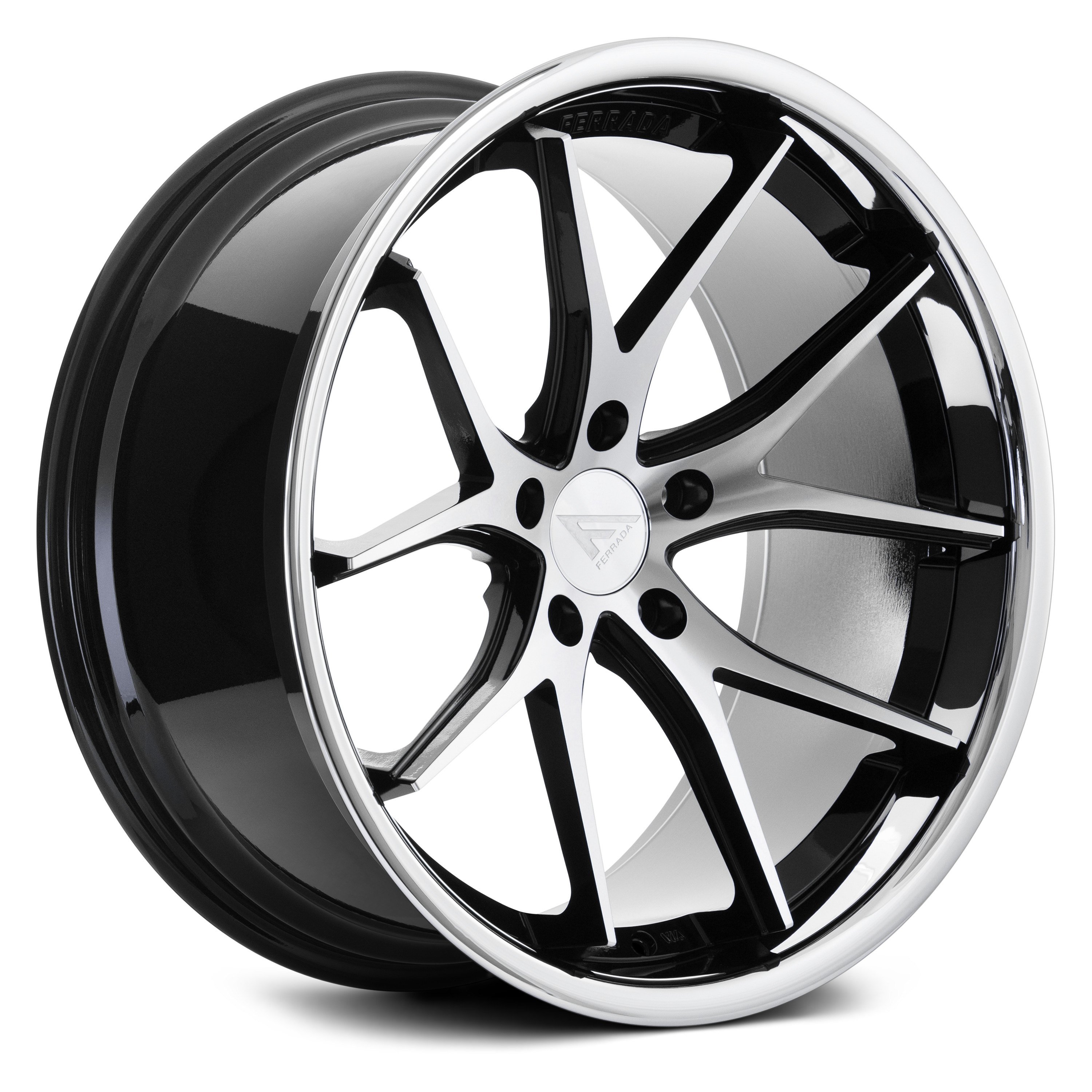 FERRADA® FR2 Wheels - Black with Machined Face Rims