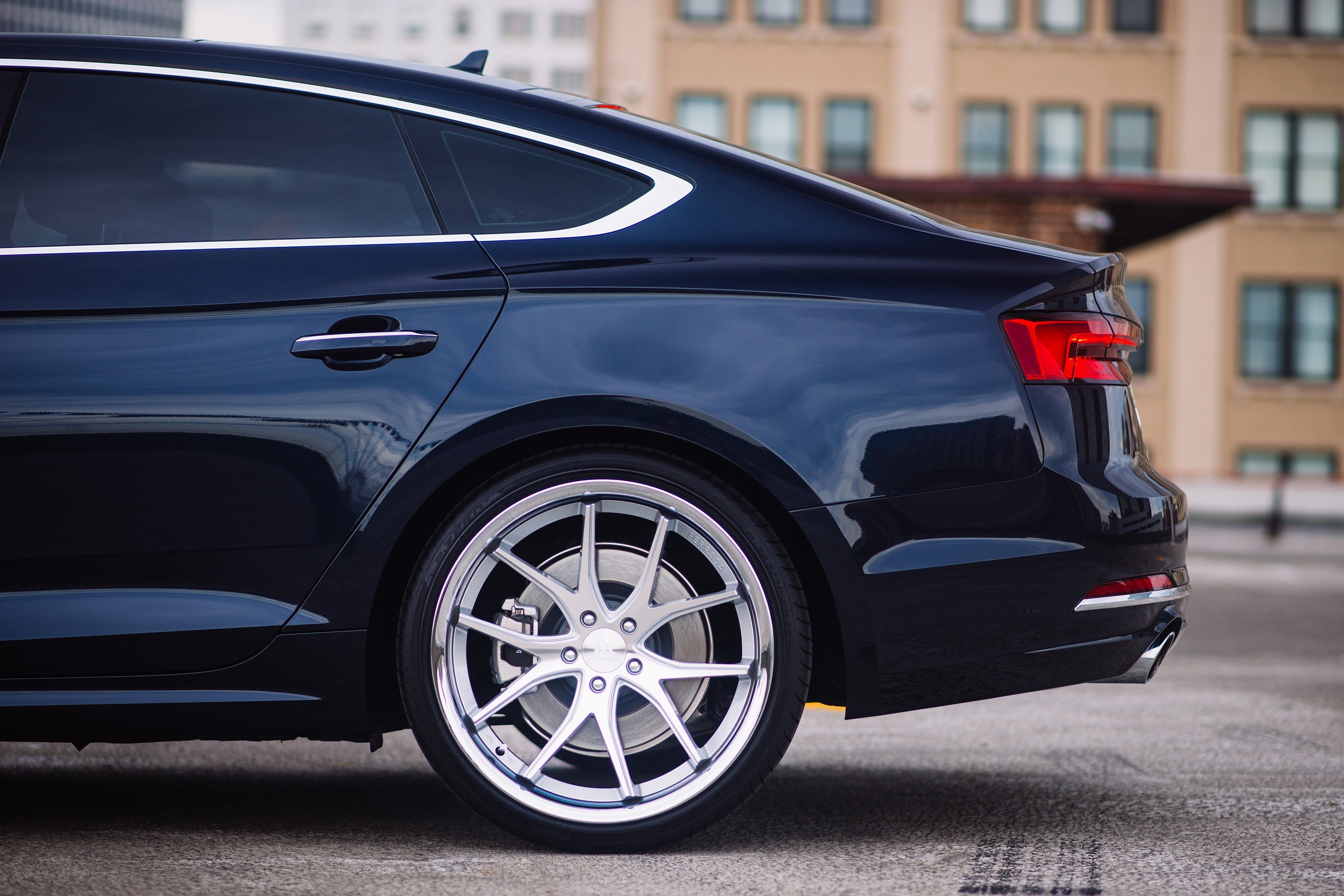 FERRADA® FR2 Wheels - Machined Silver Rims