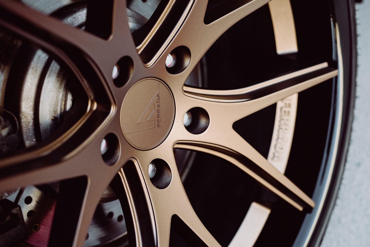 FERRADA® FR2 Wheels - Matte Bronze Rims