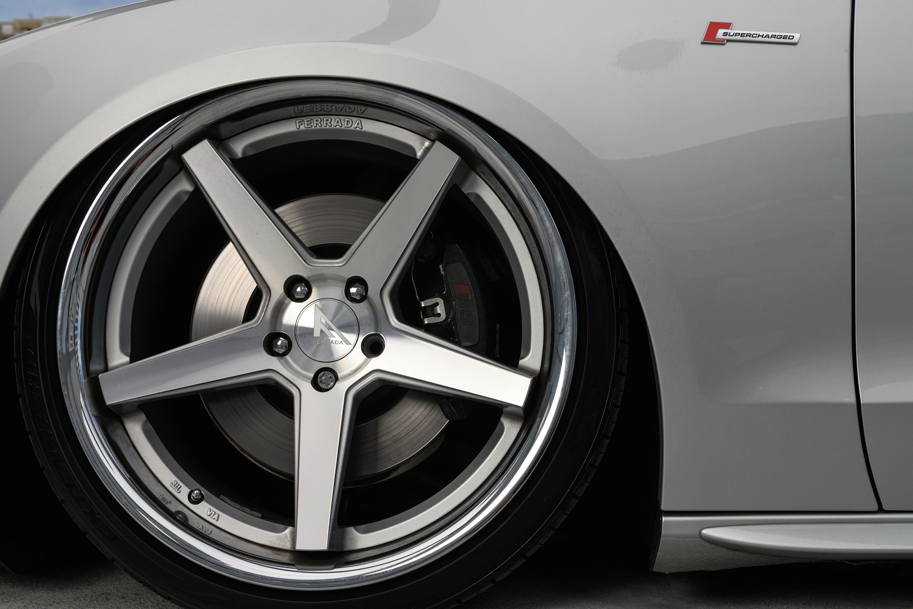 FERRADA® FR3 Wheels - Machined Silver Rims