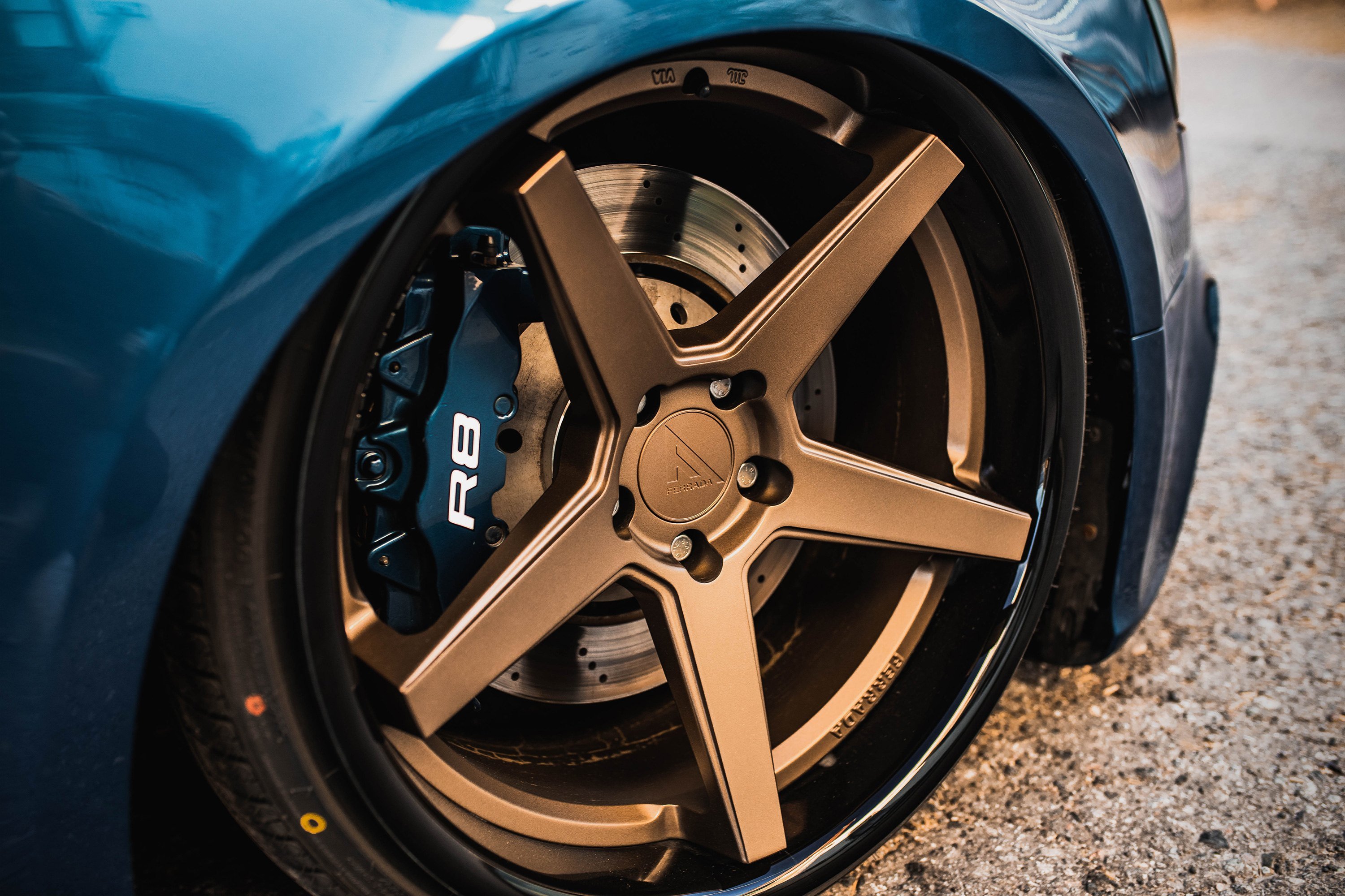 FERRADA® FR3 Wheels - Matte Bronze Rims