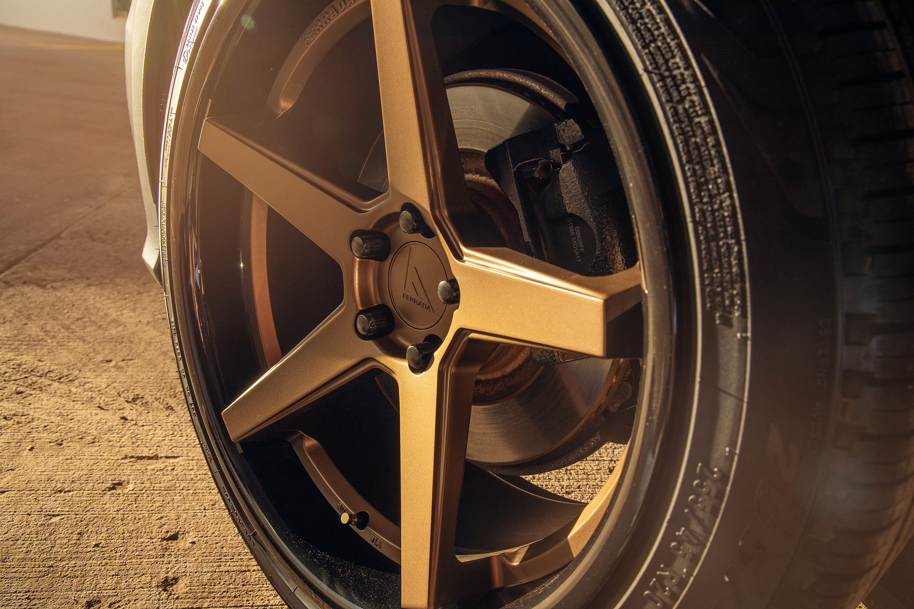 FERRADA® FR3 Wheels - Matte Bronze Rims