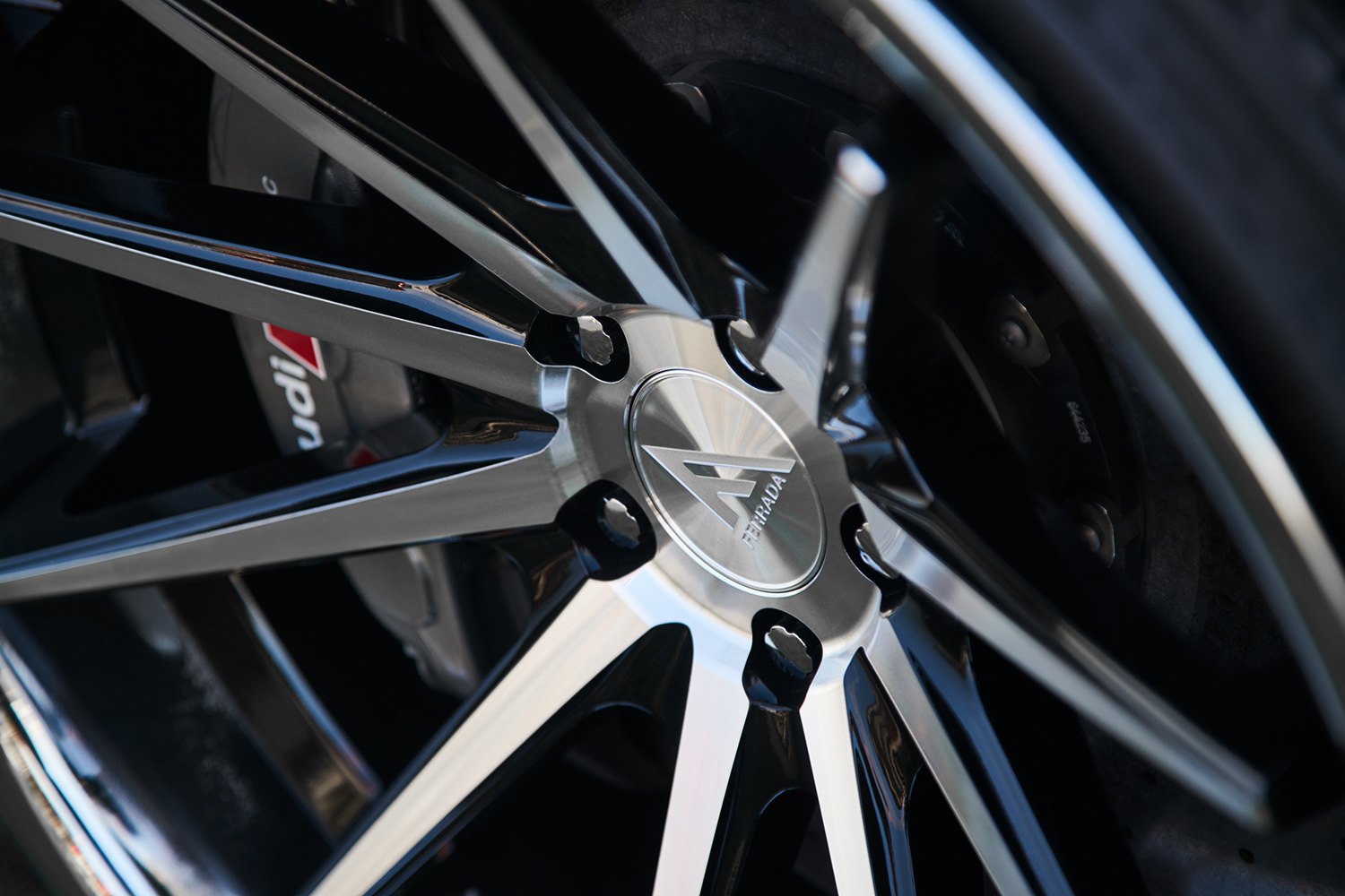 FERRADA® FR4 Wheels - Black with Machined Face Rims