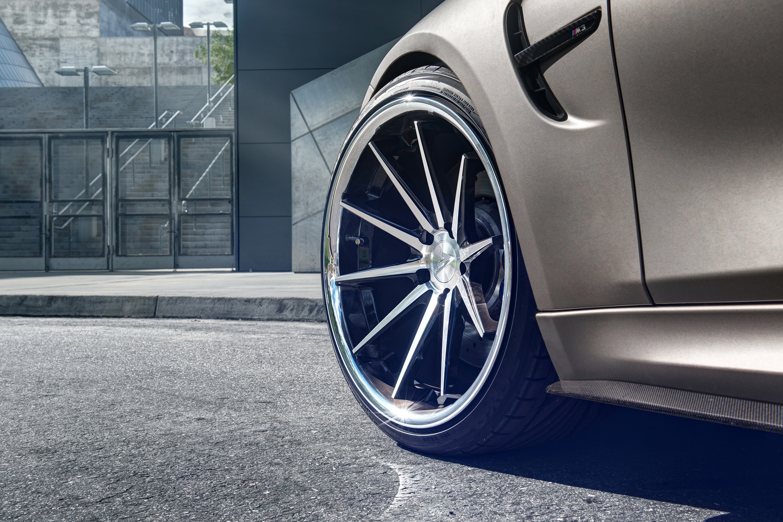 FERRADA® FR4 Wheels - Black with Machined Face Rims