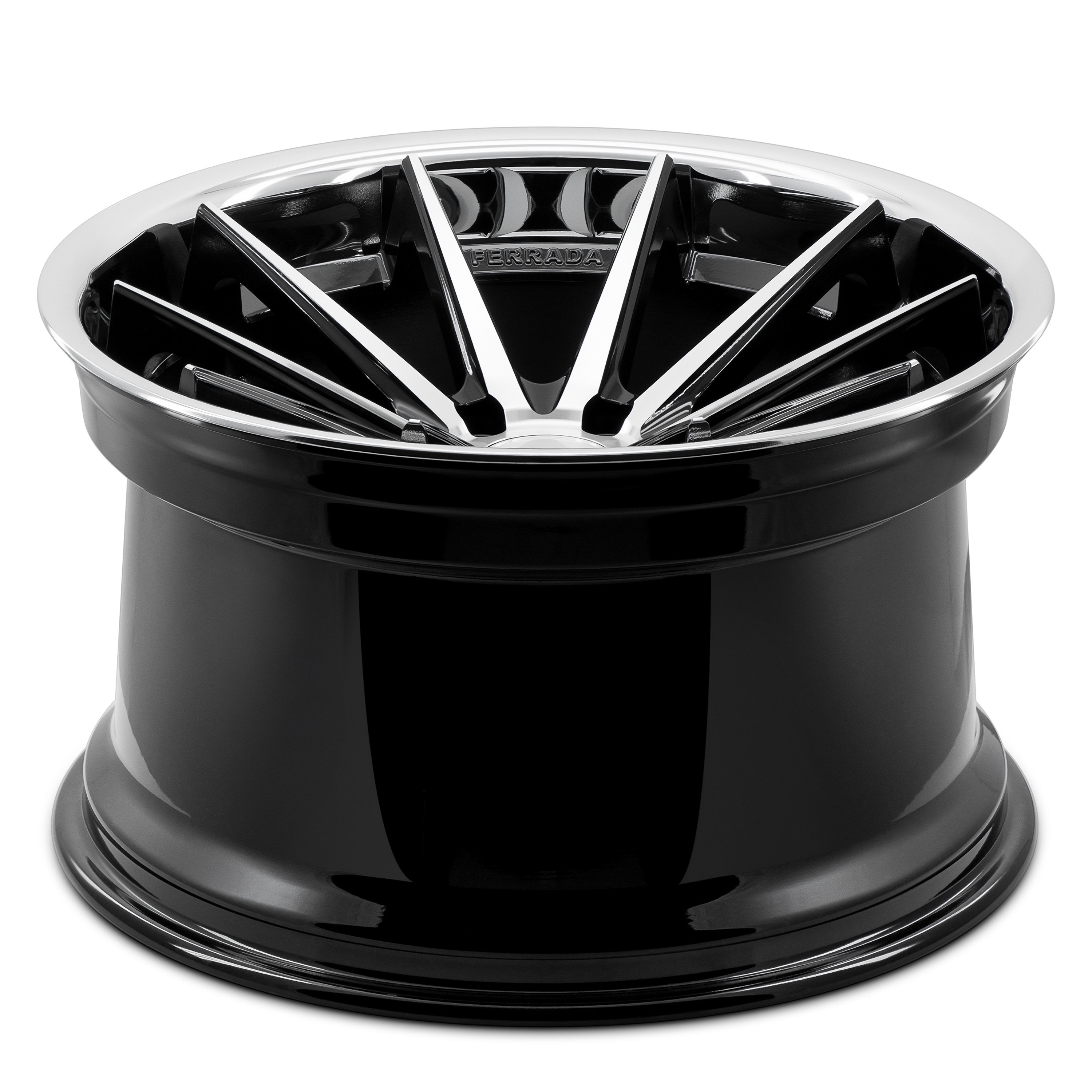 FERRADA® FR4 Wheels - Black with Machined Face Rims