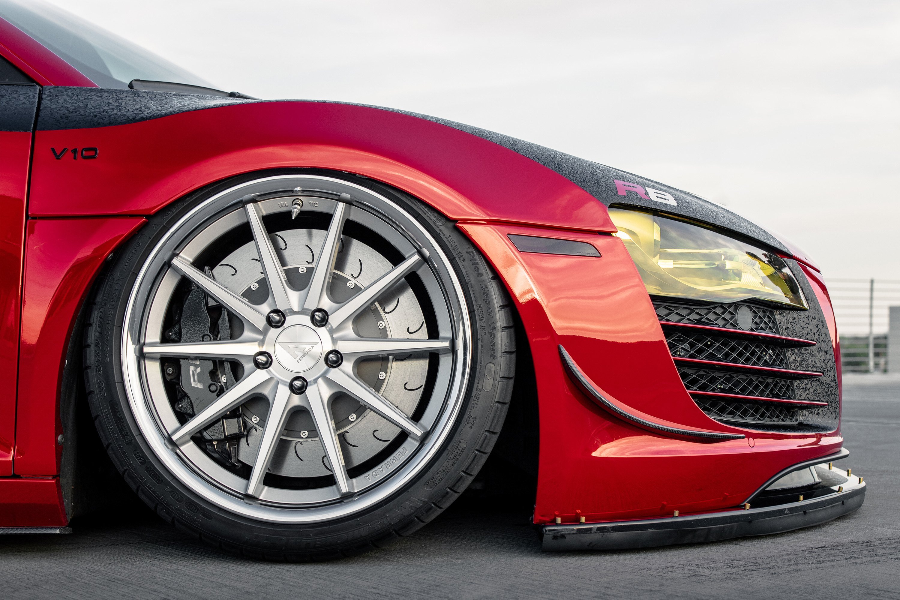 FERRADA® FR4 Wheels - Machined Silver Rims