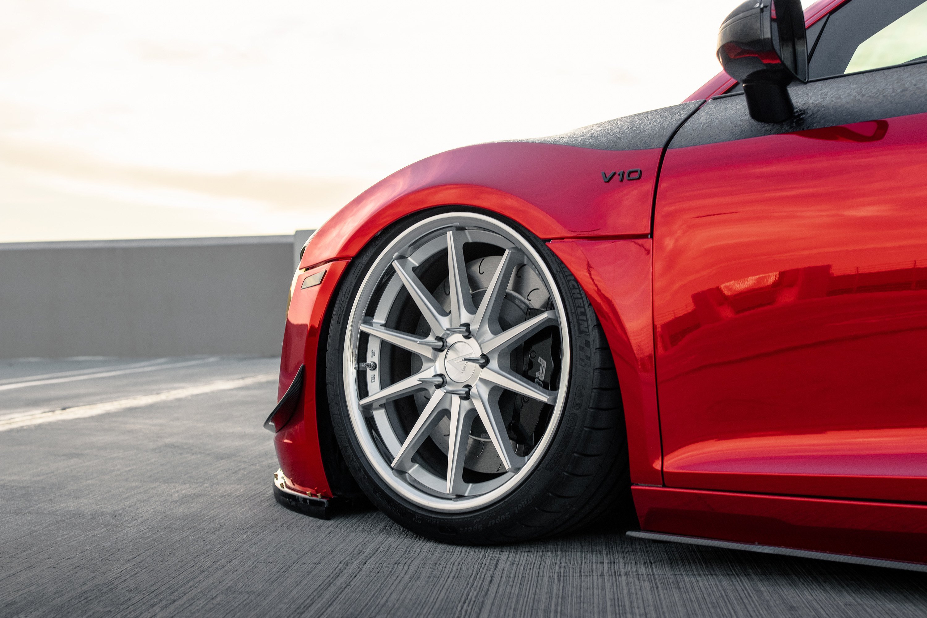 FERRADA® FR4 Wheels - Machined Silver Rims