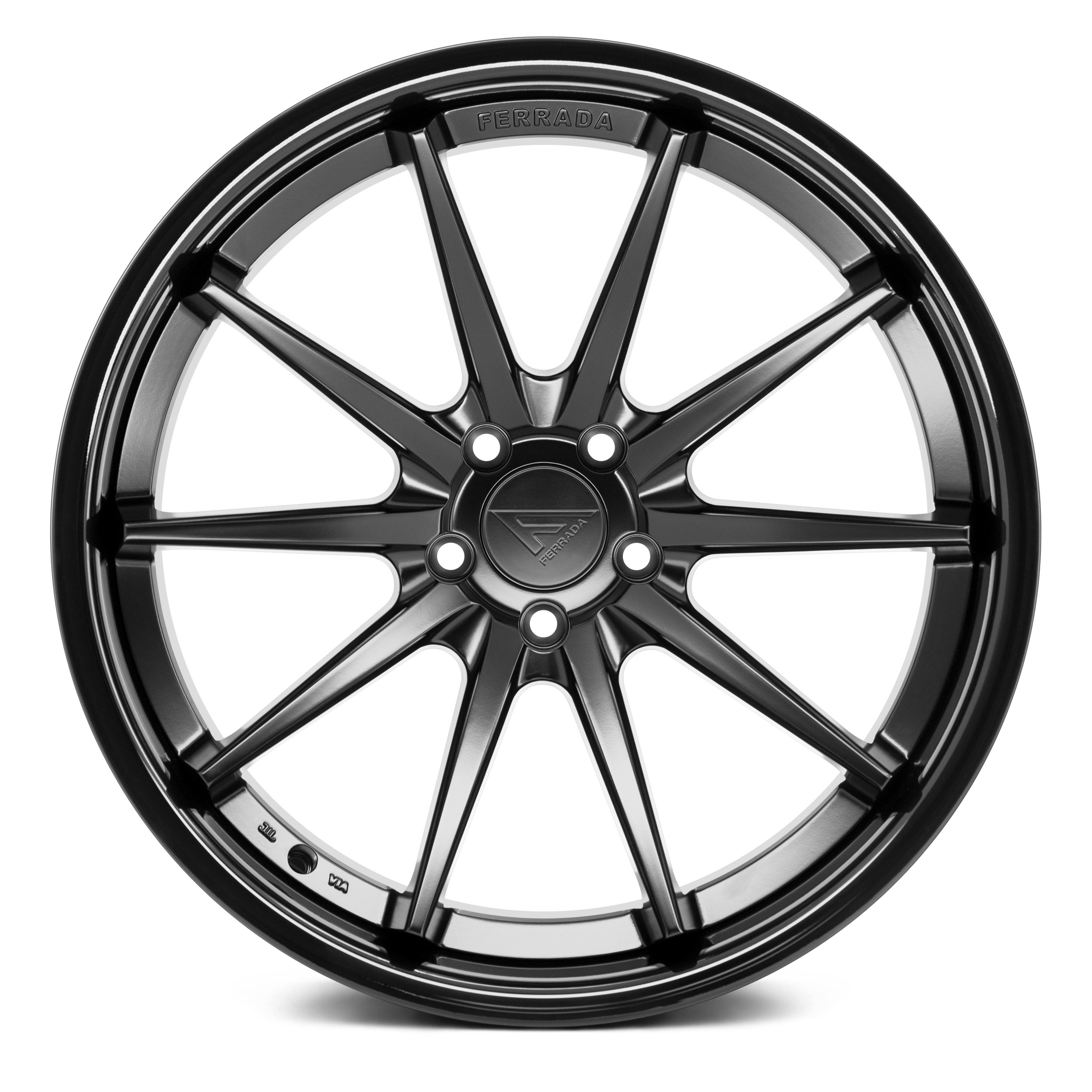 FERRADA® FR4 Wheels - Matte Black Rims