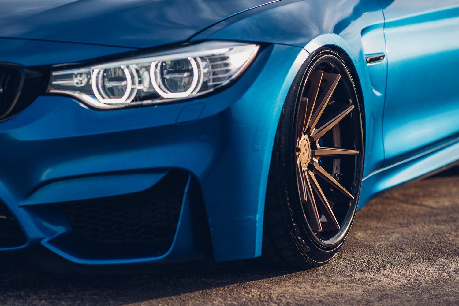 FERRADA® FR4 Wheels - Matte Bronze Rims