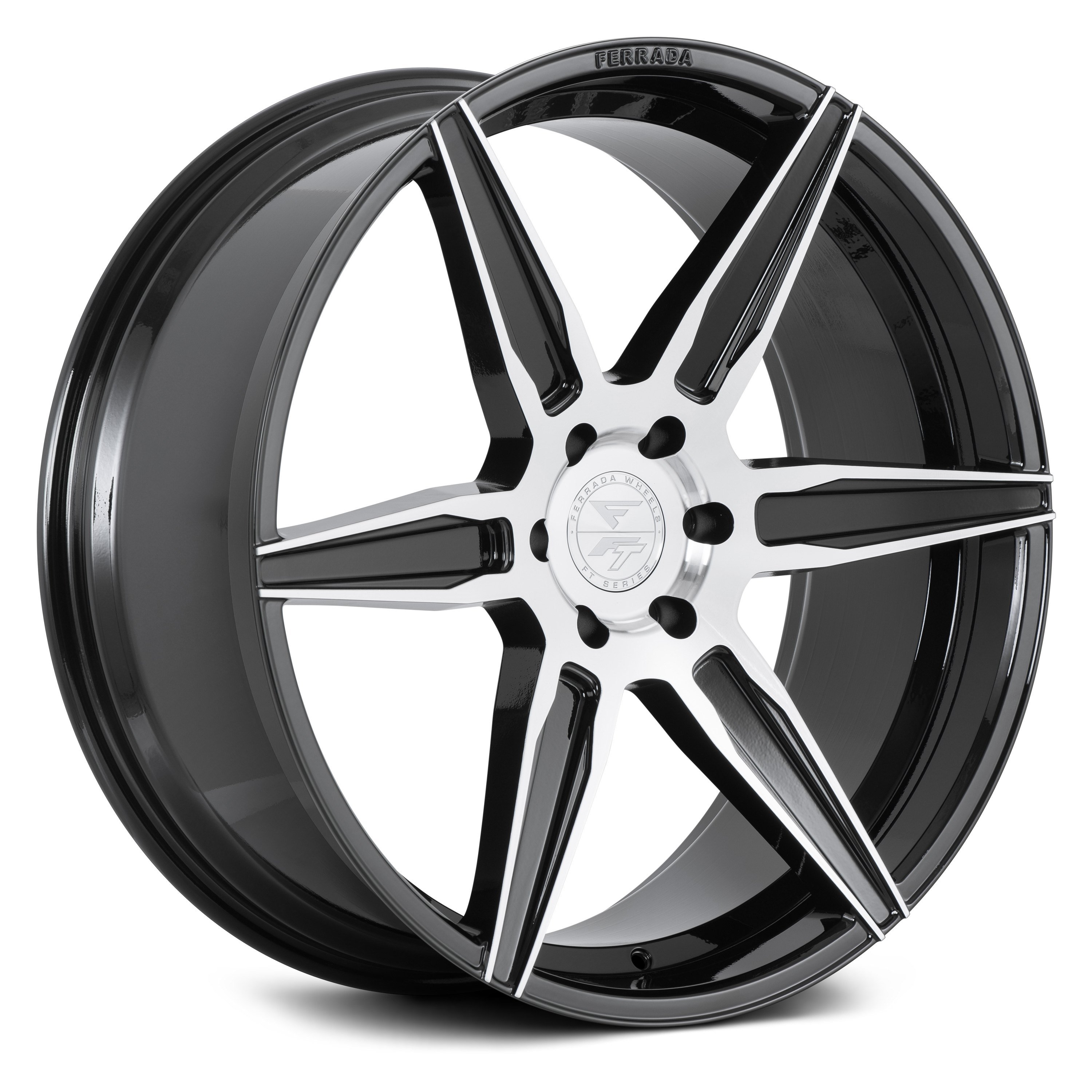 FERRADA® FT2 Wheels - Black with Machined Face Rims