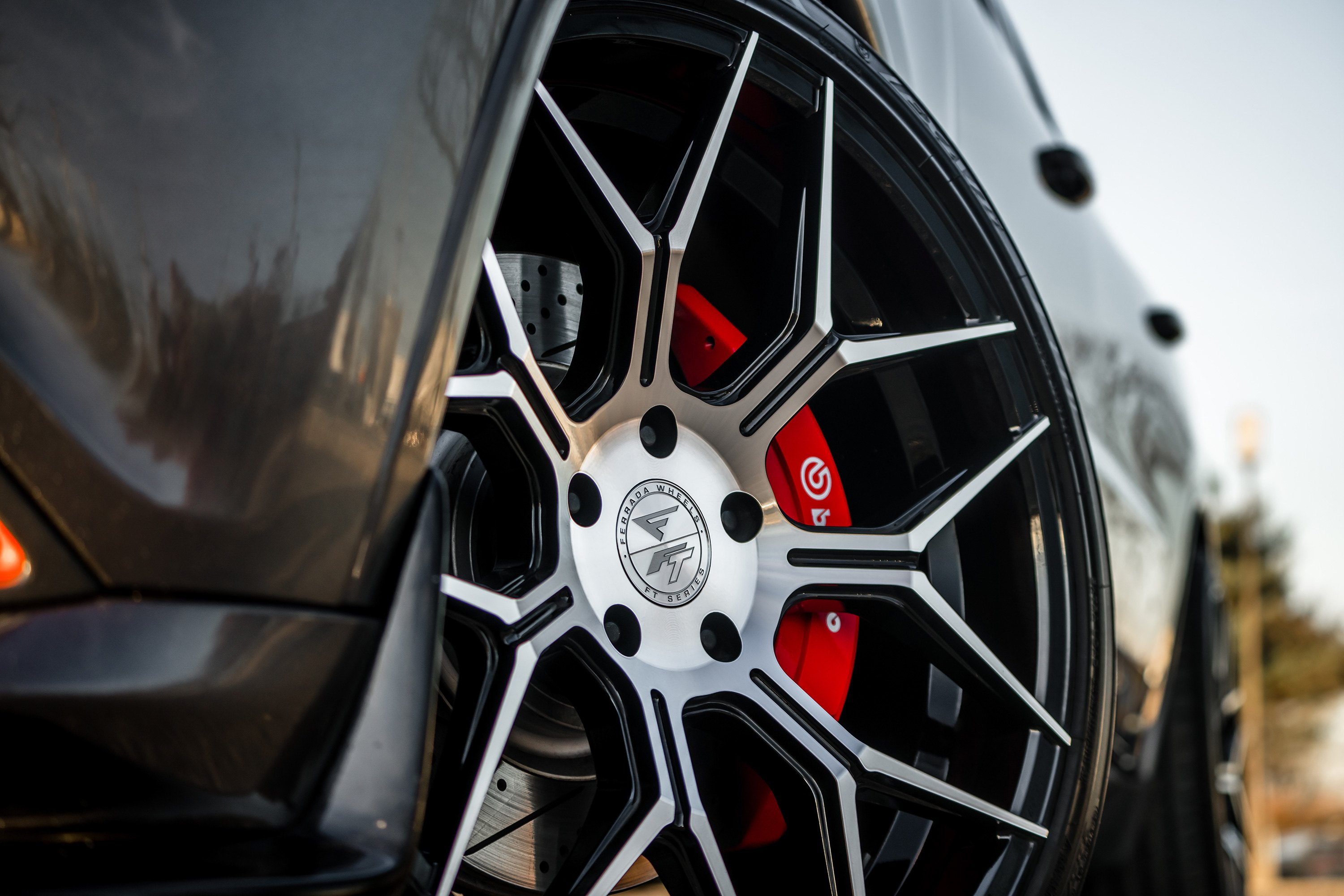 FERRADA® FT3 Wheels - Black with Machined Face Rims