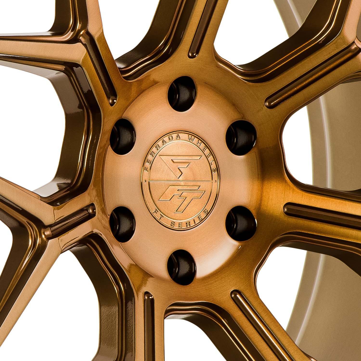FERRADA® FT3 Wheels - Brushed Cobre Rims - FT324106135BC20
