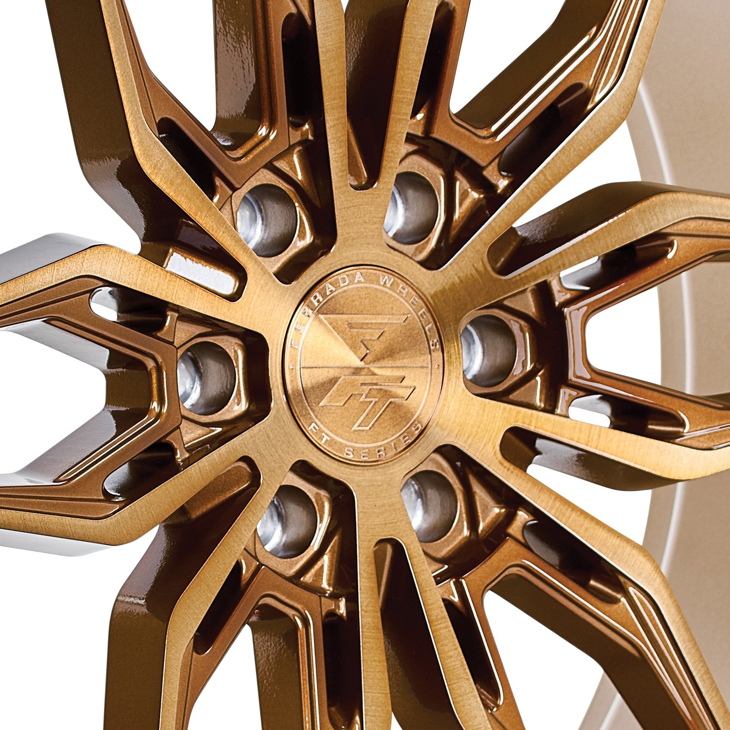 FERRADA® FT5 Wheels - Brushed Cobre Rims - FT524106135BC25