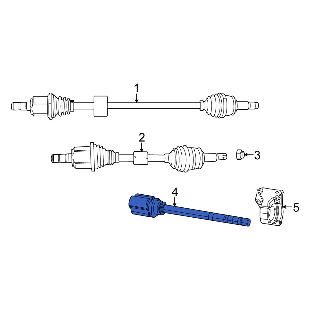 Fiat OE RL105690AA - CV Intermediate Shaft