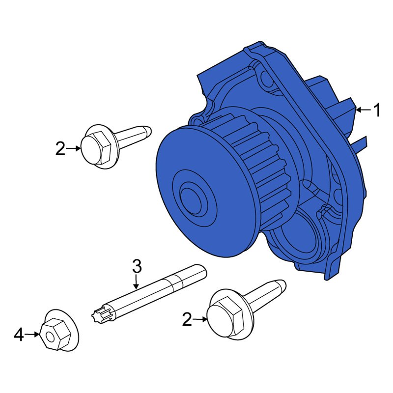 Fiat OE 68385387AA - Engine Water Pump
