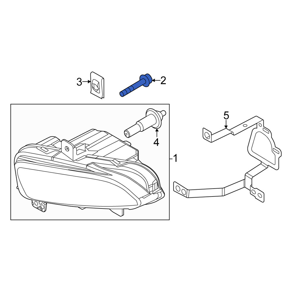 Fiat OE 6511608AA - Bumper Cover Screw