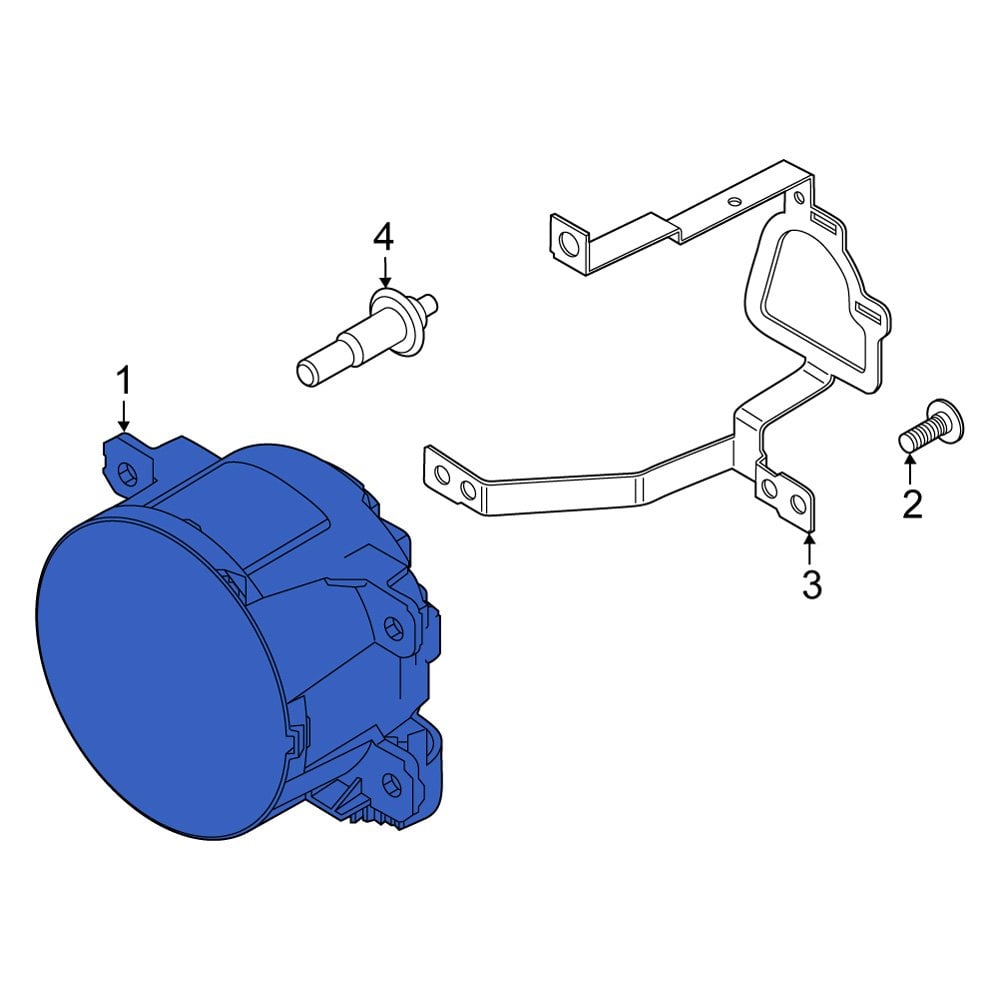 Fiat OE 68202187AA - Front Fog Light