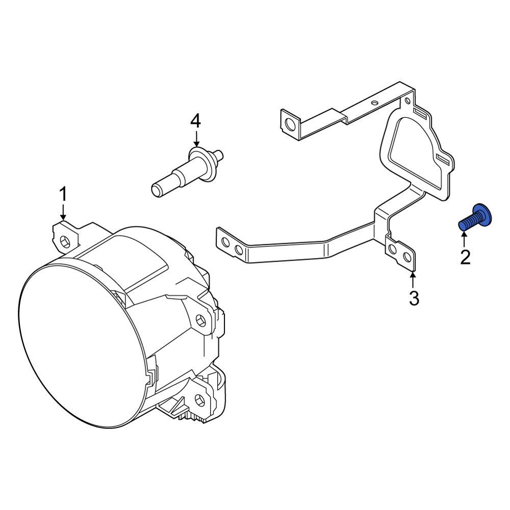 Fiat OE 6511608AA - Bumper Cover Screw