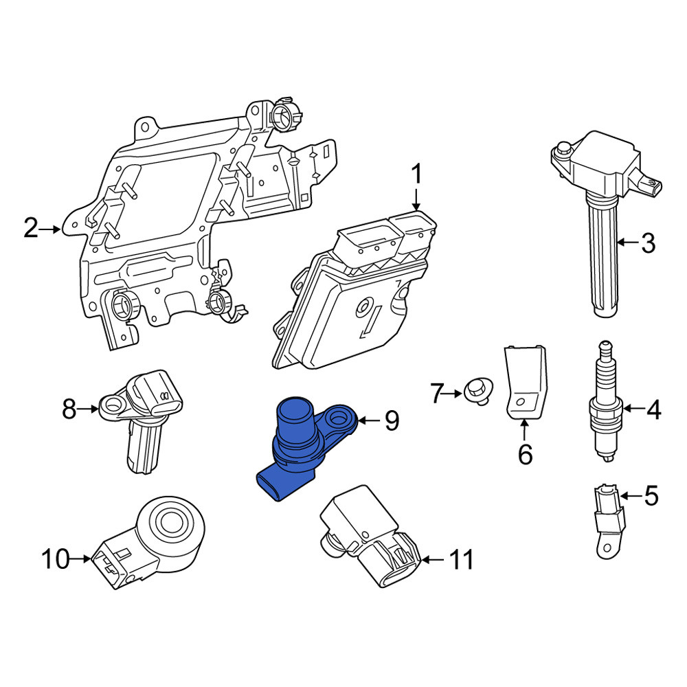 Fiat OE 68080819AD - Engine Camshaft Position Sensor
