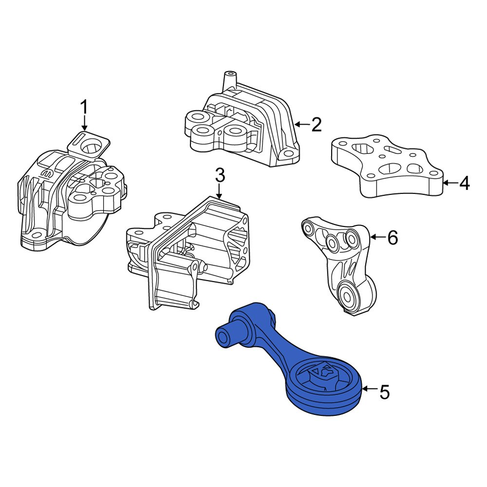 Fiat OE 68257232AA - Engine Support Rod