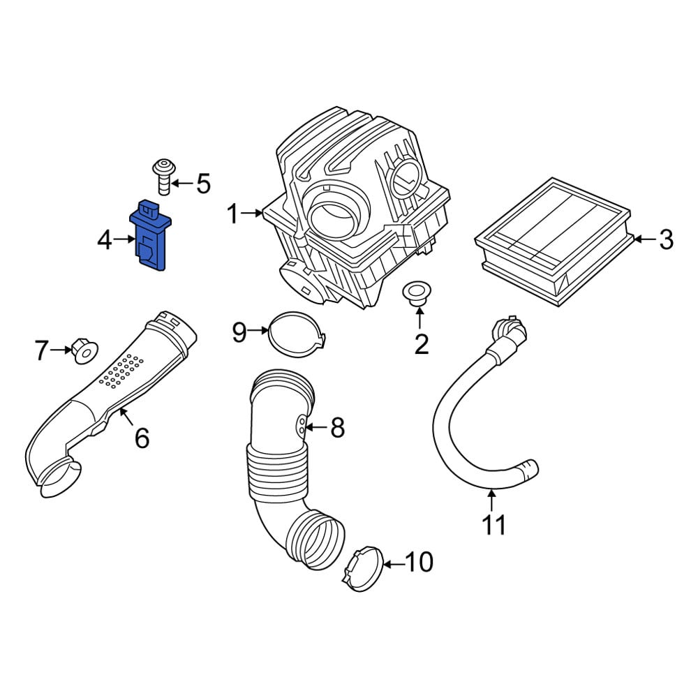 Fiat OE 68144197AA - Mass Air Flow Sensor