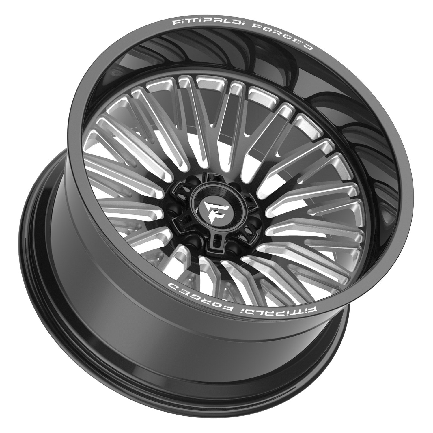 FITTIPALDI OFF-ROAD® FTF505BM Wheels - Gloss Black with Milled Accents Rims