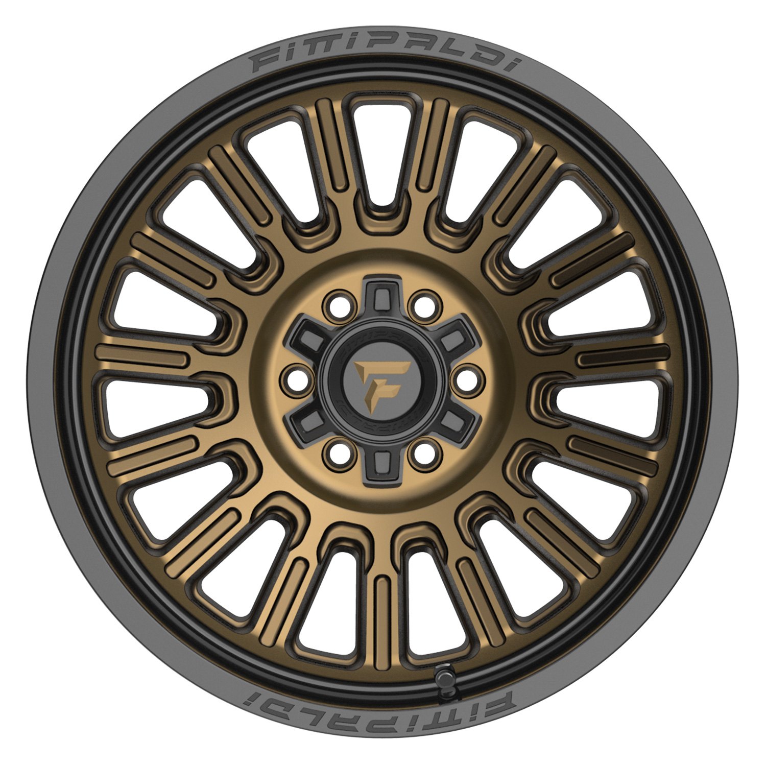 FITTIPALDI OFF-ROAD® FA24ZB Wheels - Satin Bronze with Black Ring Rims ...