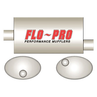 Flo-Pro® 1500 - Aluminized Steel Oval Exhaust Muffler