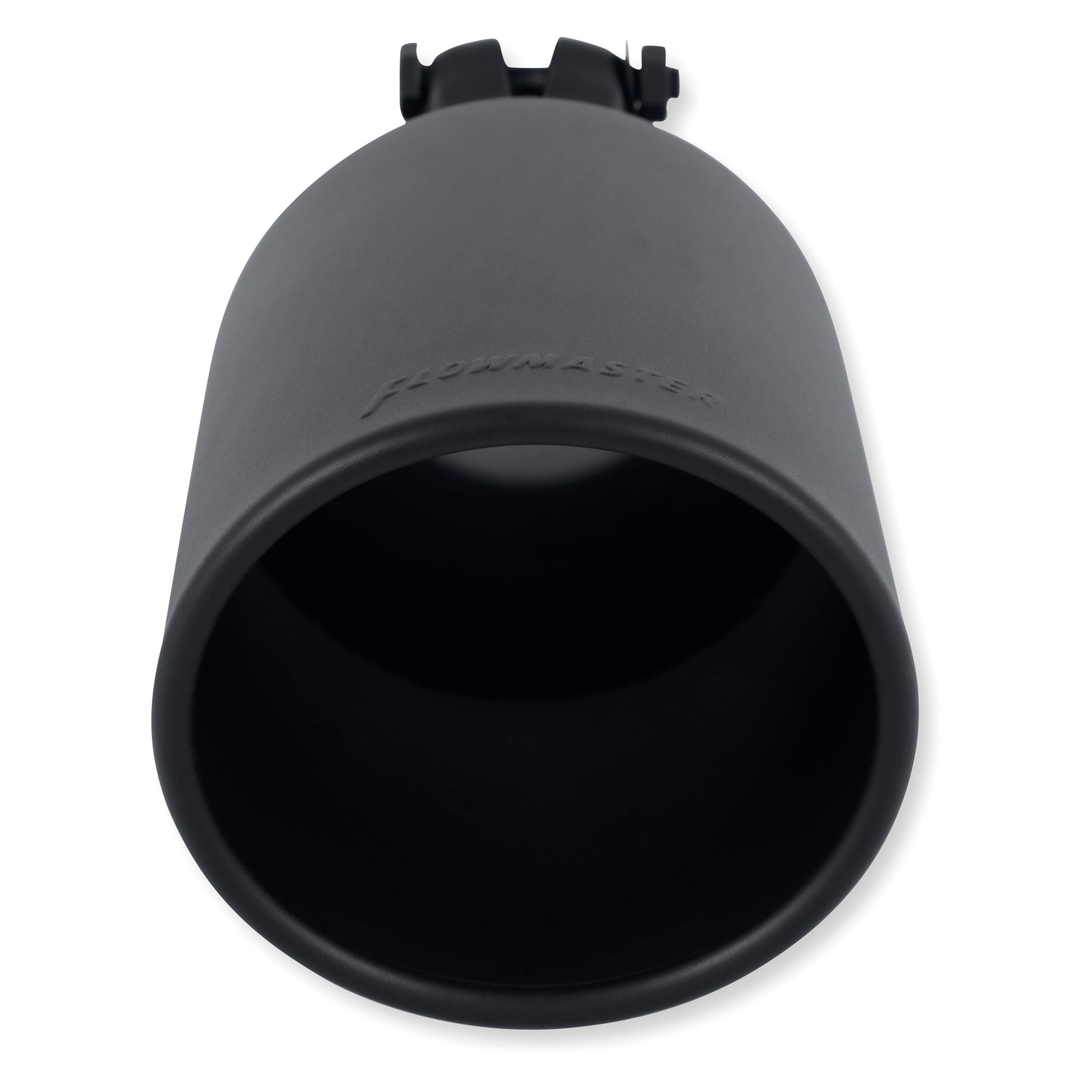 Flowmaster® - Round Angle Cut Exhaust Tip with Embossed Logo