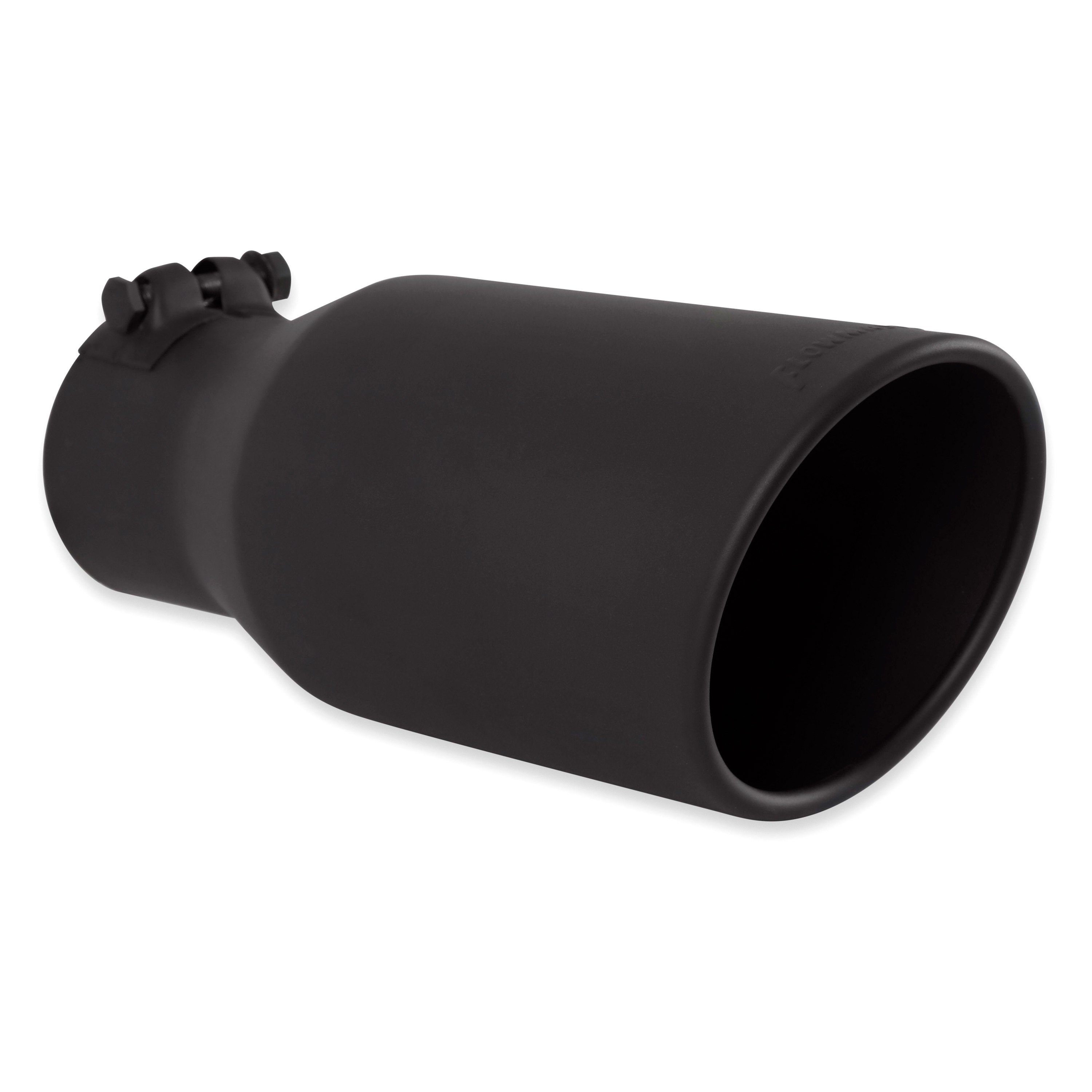 Flowmaster® - Round Angle Cut Exhaust Tip with Embossed Logo
