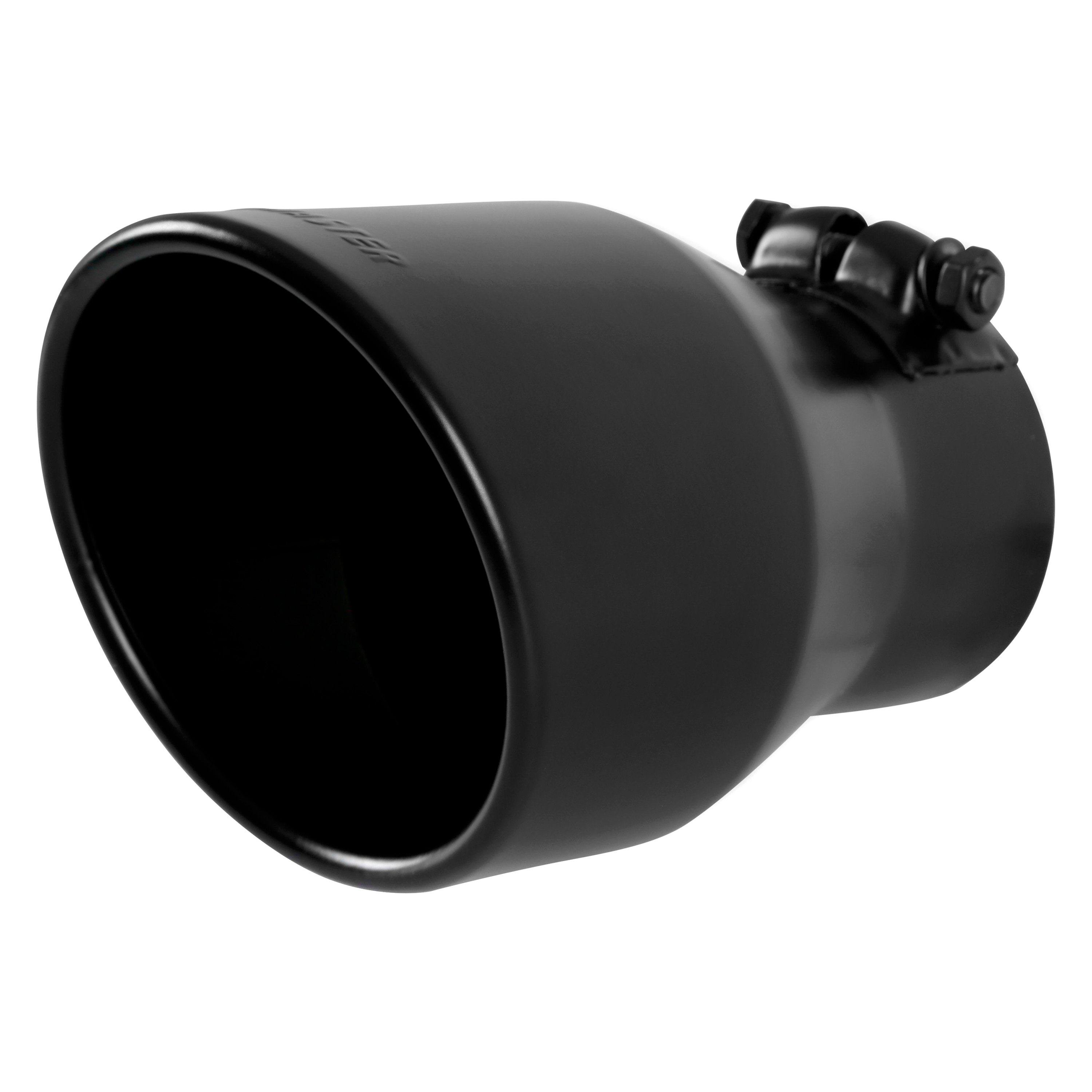 Flowmaster® - Round Angle Cut Exhaust Tip with Embossed Logo