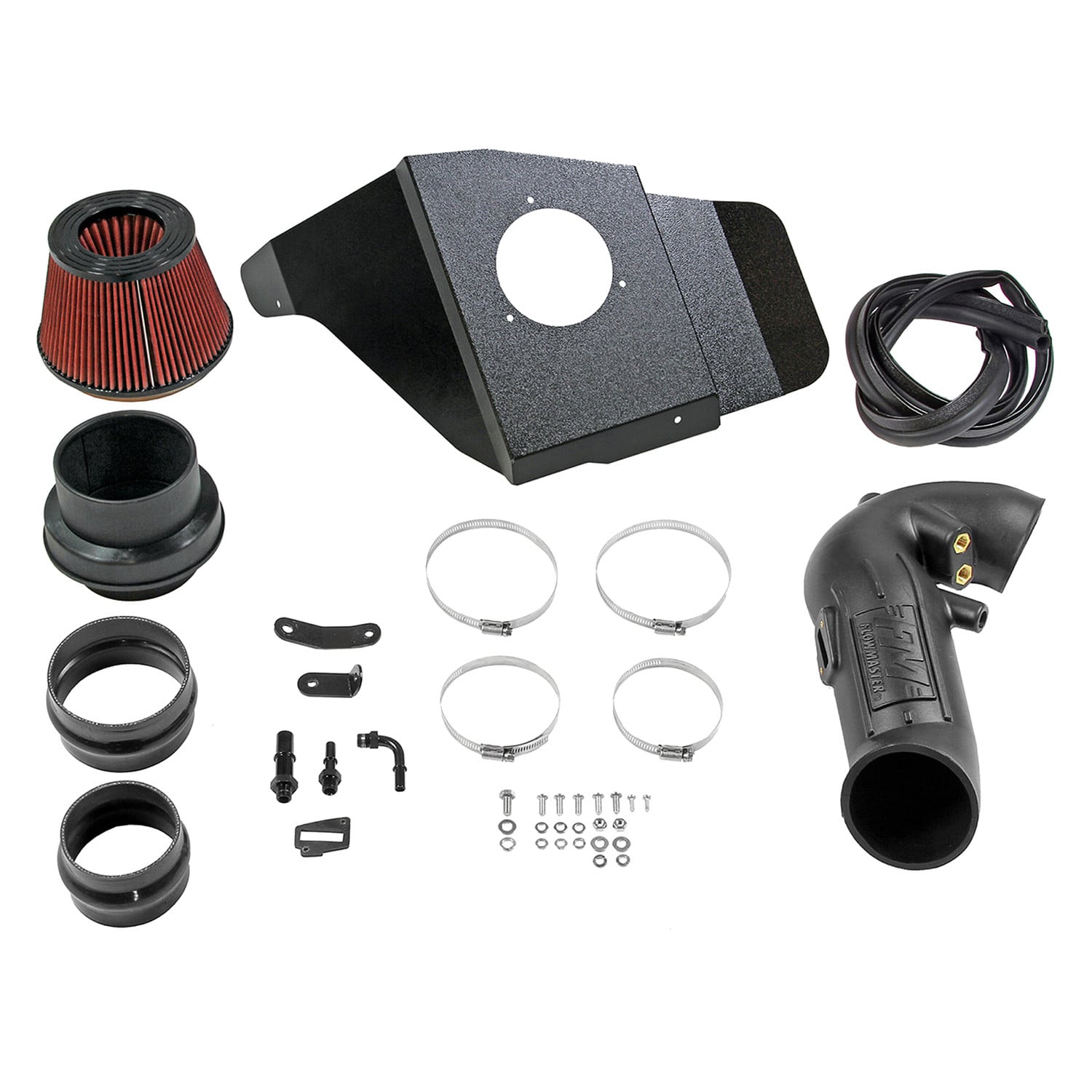 Flowmaster® 615187 - Delta Force™ Cross-Linked Polyethylene Black Cold ...