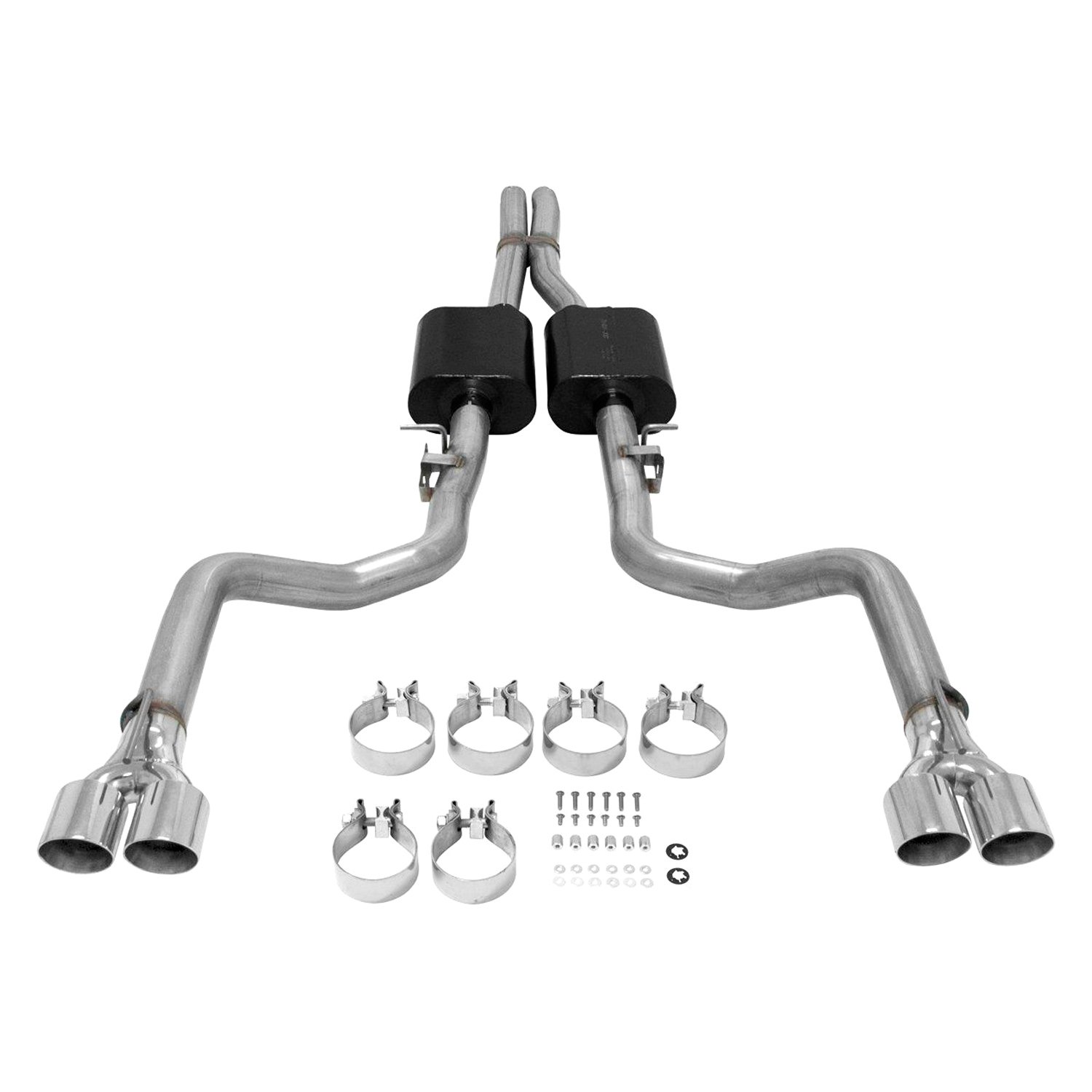 Flowmaster® 817739 - American Thunder™ Stainless Steel Cat-Back Exhaust ...