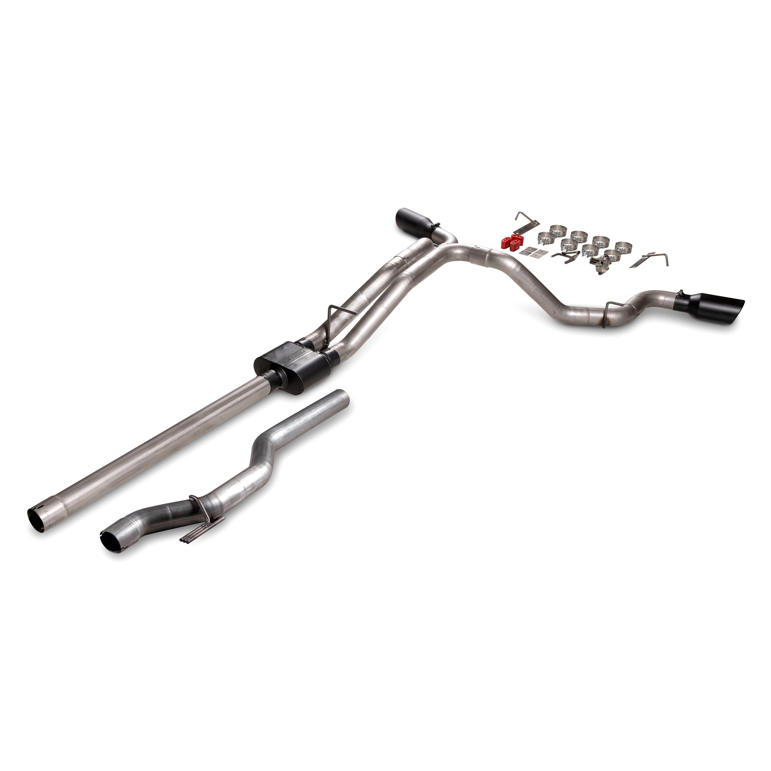 Flowmaster® 818192 - Outlaw™ 409 SS Cat-Back Exhaust System with Split ...