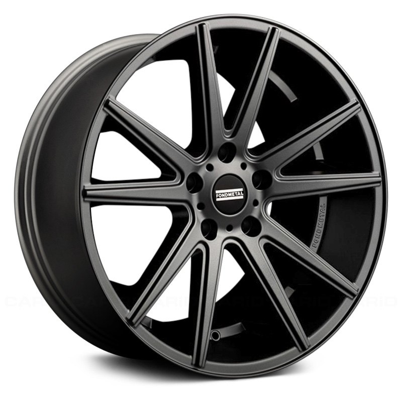 FONDMETAL® STC-10 Wheels - Gloss Titanium Rims