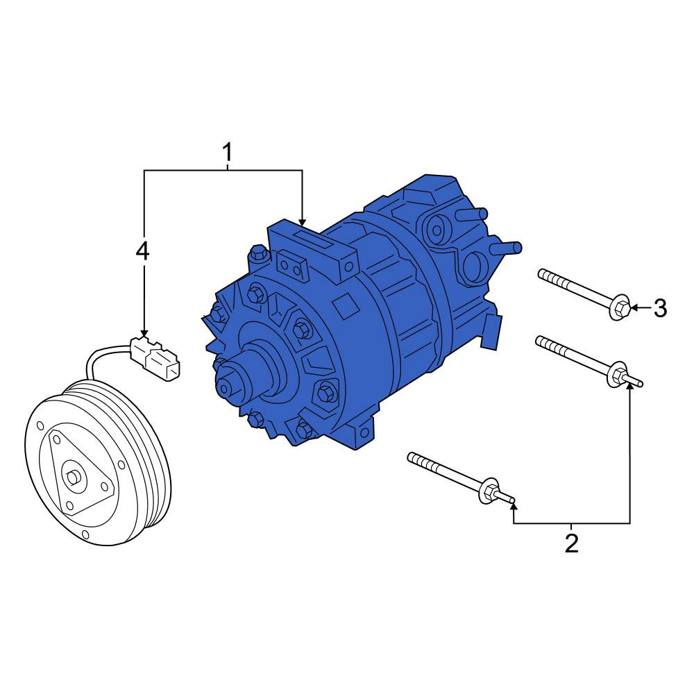 Ford OE GN1Z19703J - A/C Compressor